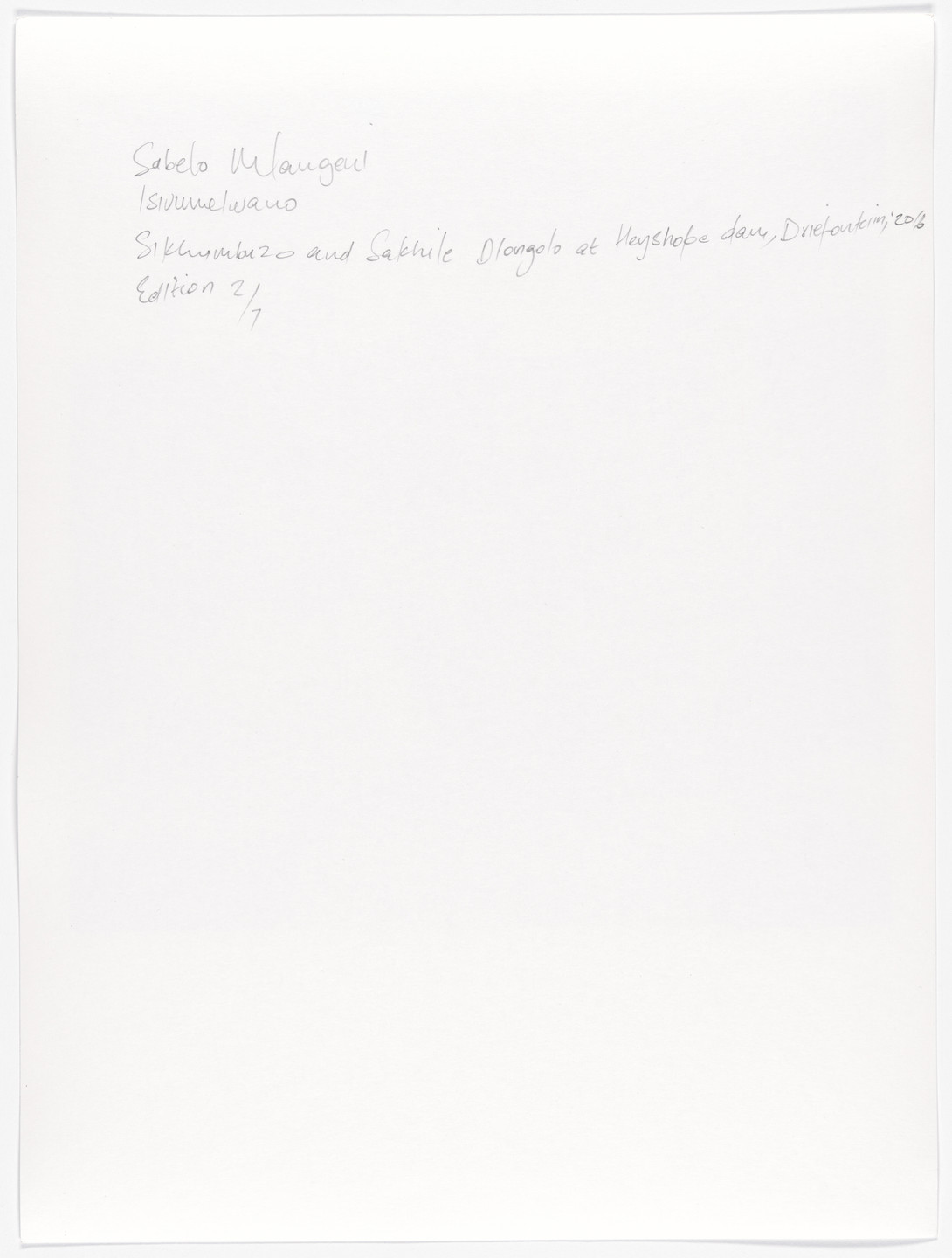 Sabelo Mlangeni. Skhumbuzo and Sakhile Dlongolo at Heyshope Dam ...