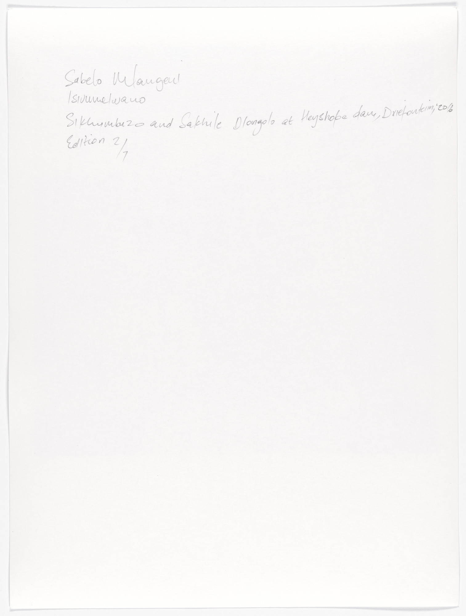 Sabelo Mlangeni. Skhumbuzo and Sakhile Dlongolo at Heyshope Dam ...