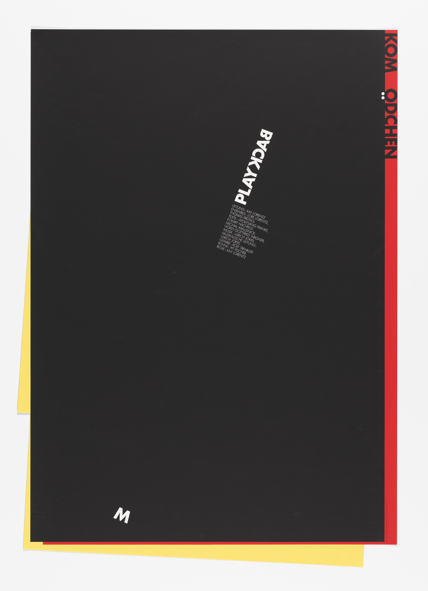 Uwe Loesch. Playback. 1982 | MoMA