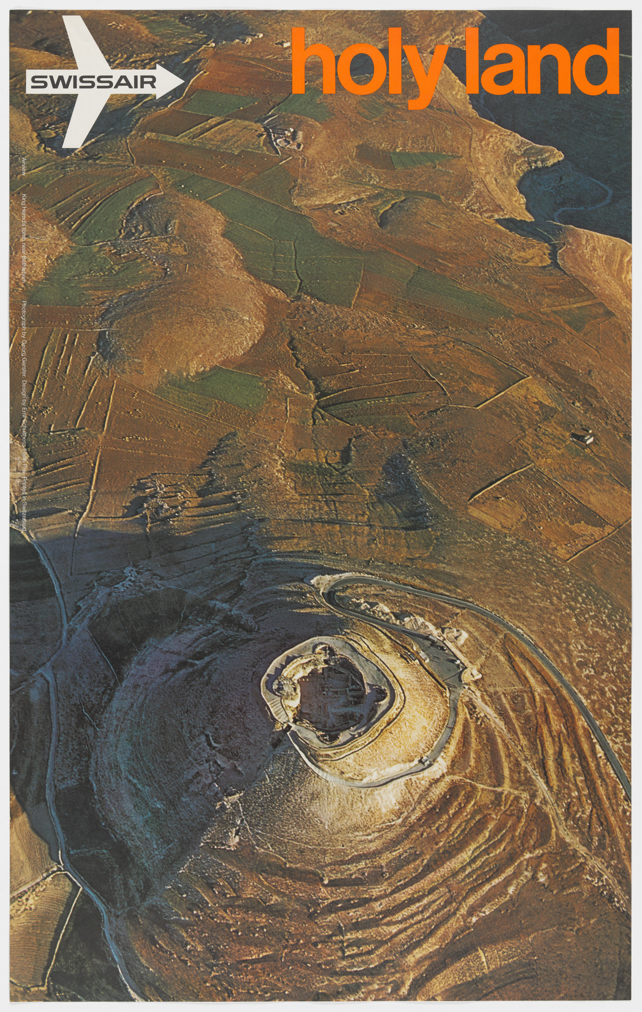 Emil Schulthess, Georg Gerster, Hans Frei. Swissair - Holy Land. c.1971 ...