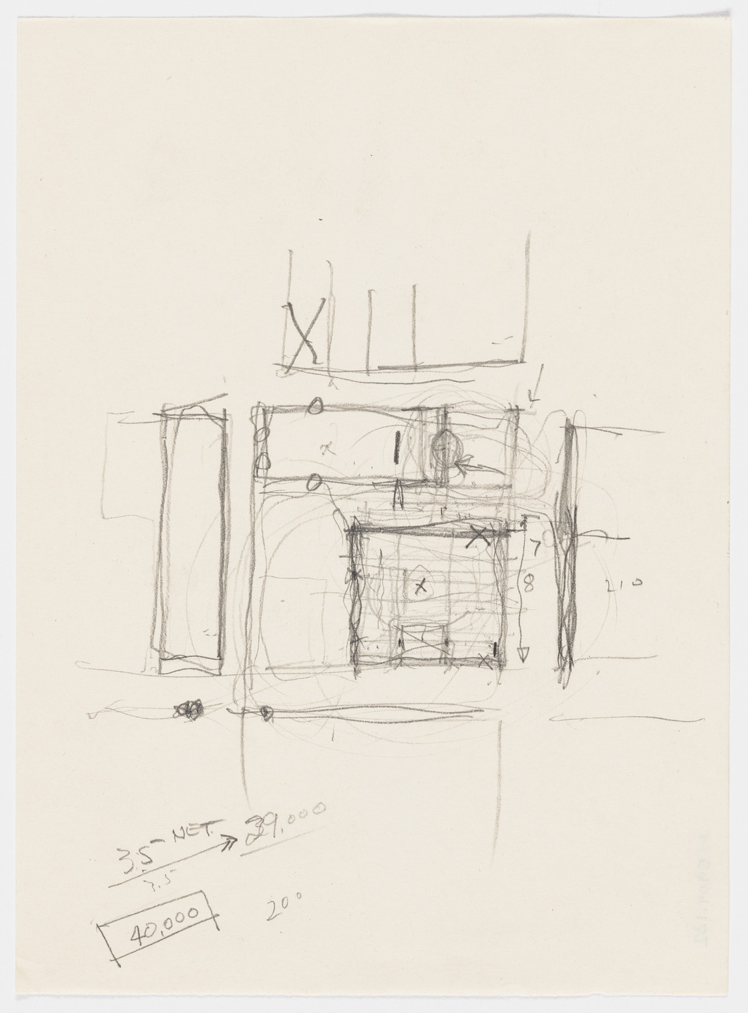 Ludwig Mies van der Rohe. Federal Center, Chicago, Illinois (Site plan ...