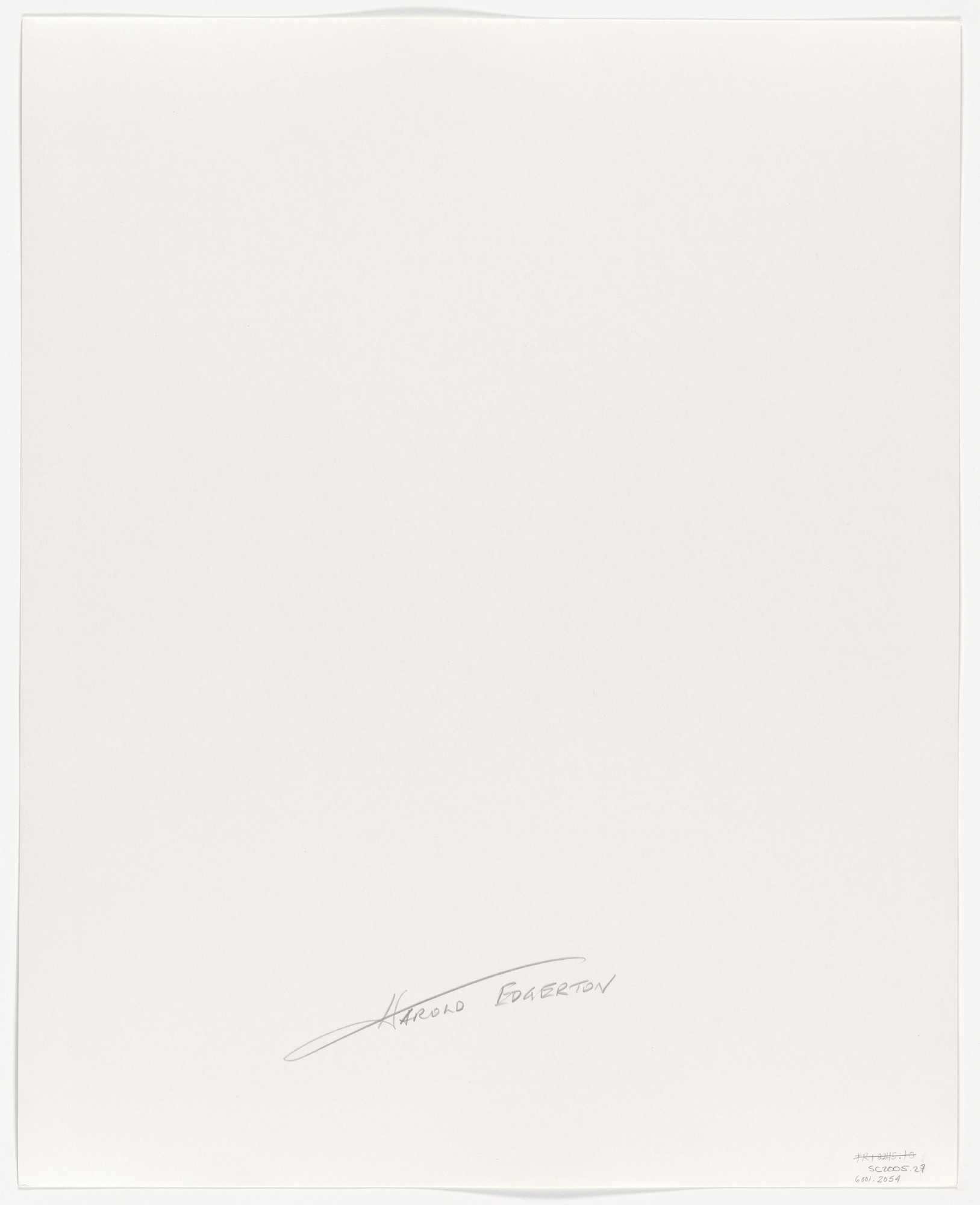 Harold Eugene Edgerton. Gus Solomons. 1960 | MoMA