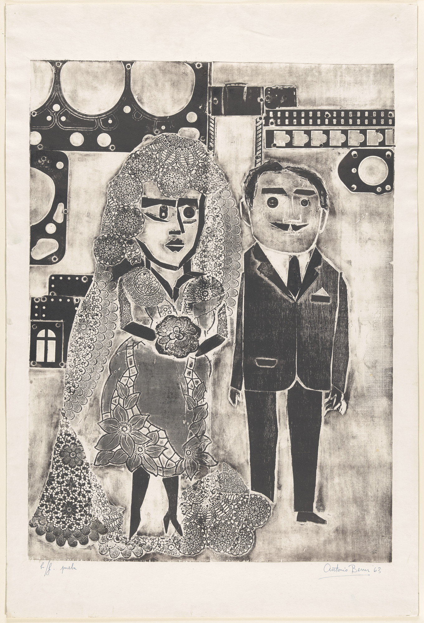 Antonio Berni. Her Marriage. 1963 | MoMA