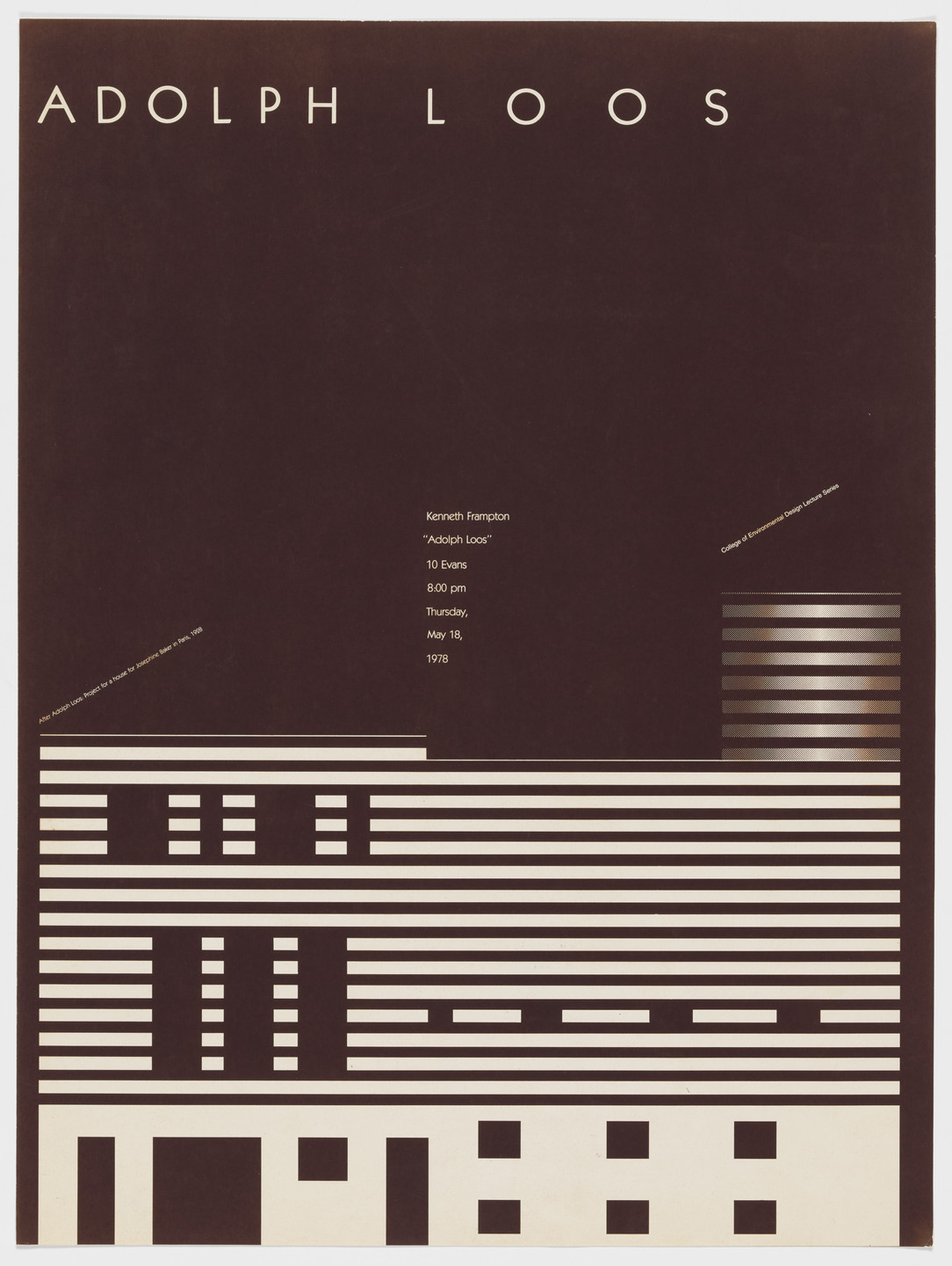 Marc Treib. Adolf Loos. 1978 | MoMA