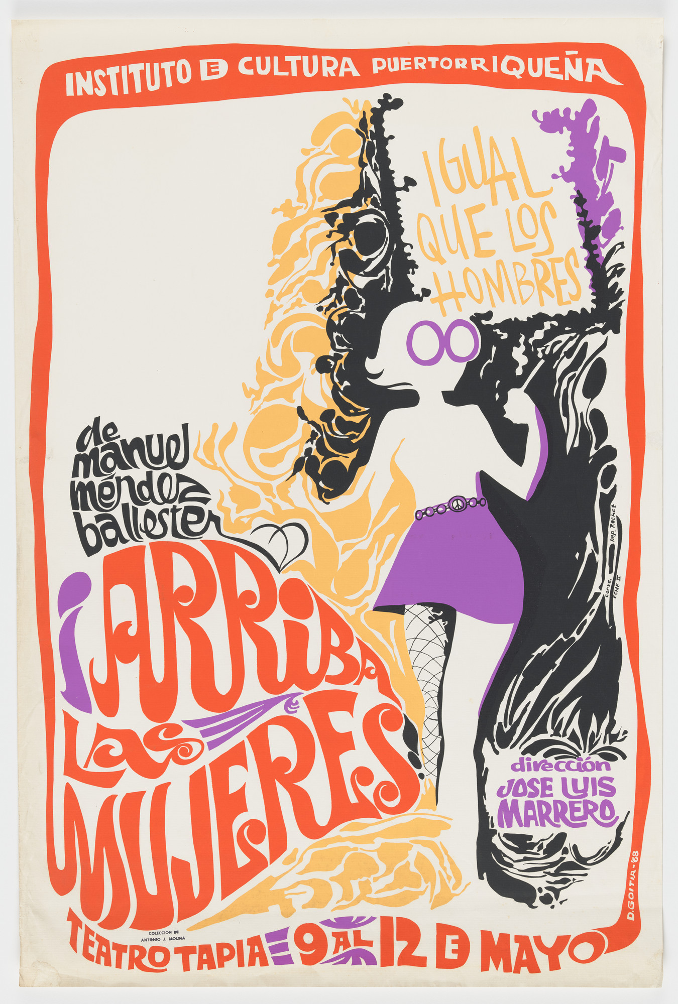 David Goitia. Cartel Teatro Méndez Ballester. 1968 | MoMA