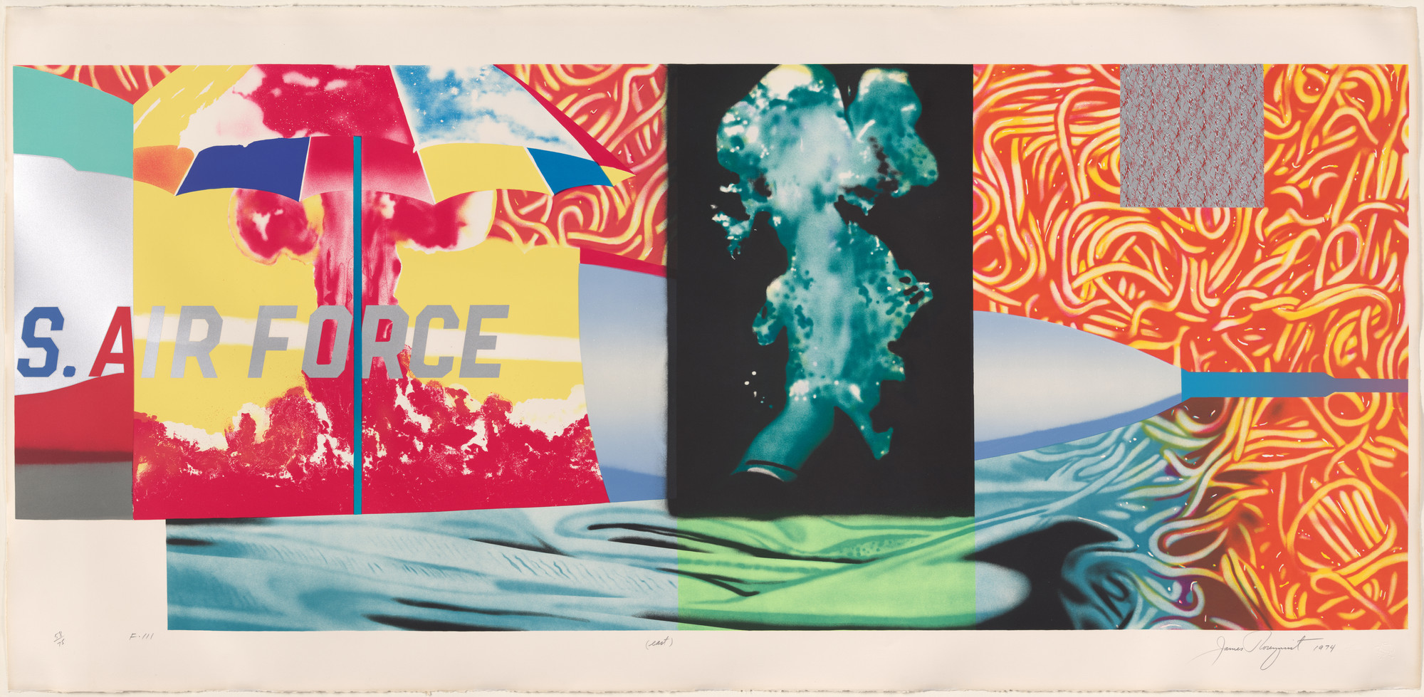 James Rosenquist. F-111 (South, West, North, East). 1974 | MoMA