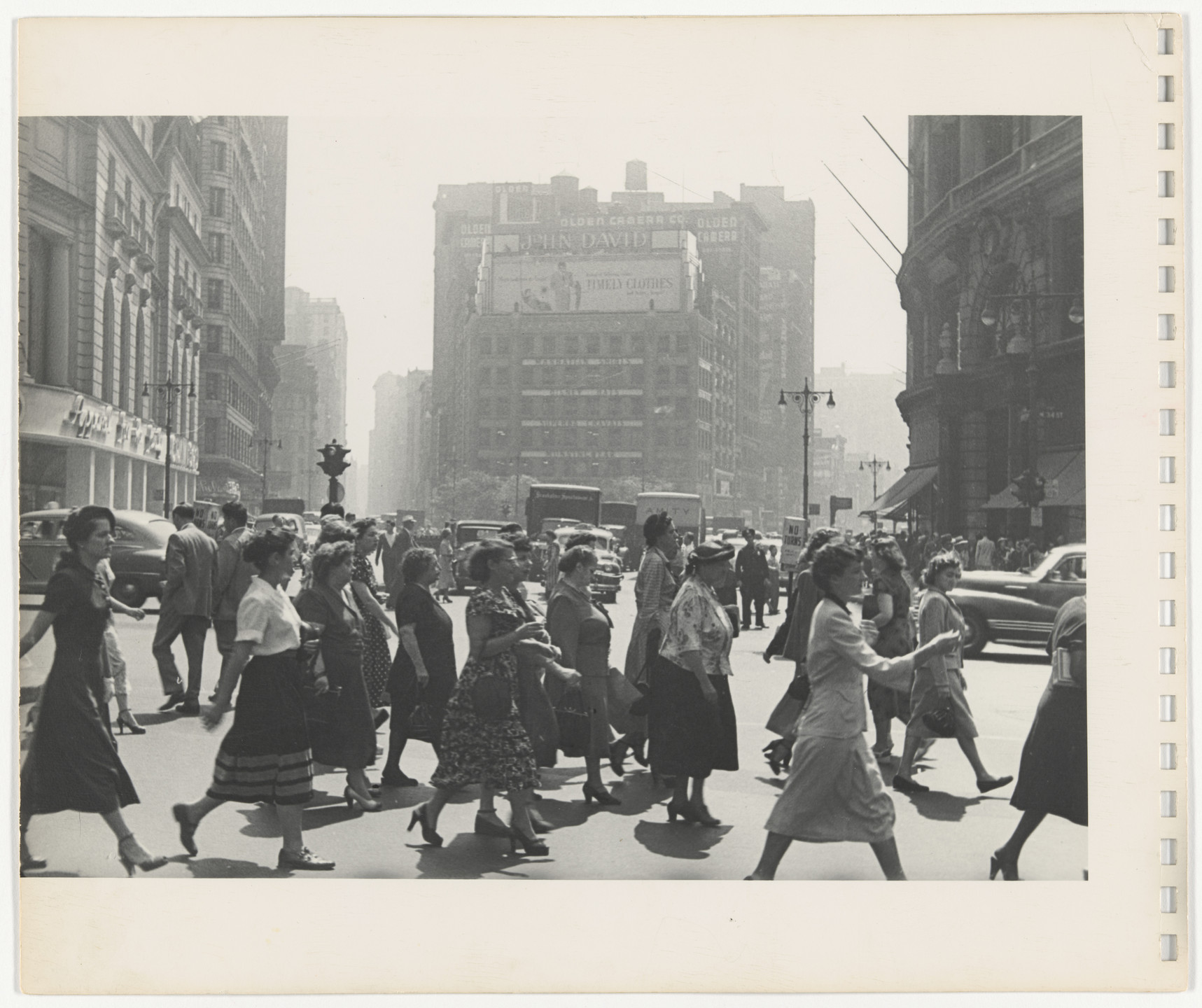 Rudy Burckhardt. Untitled photographs from an untitled album with a ...