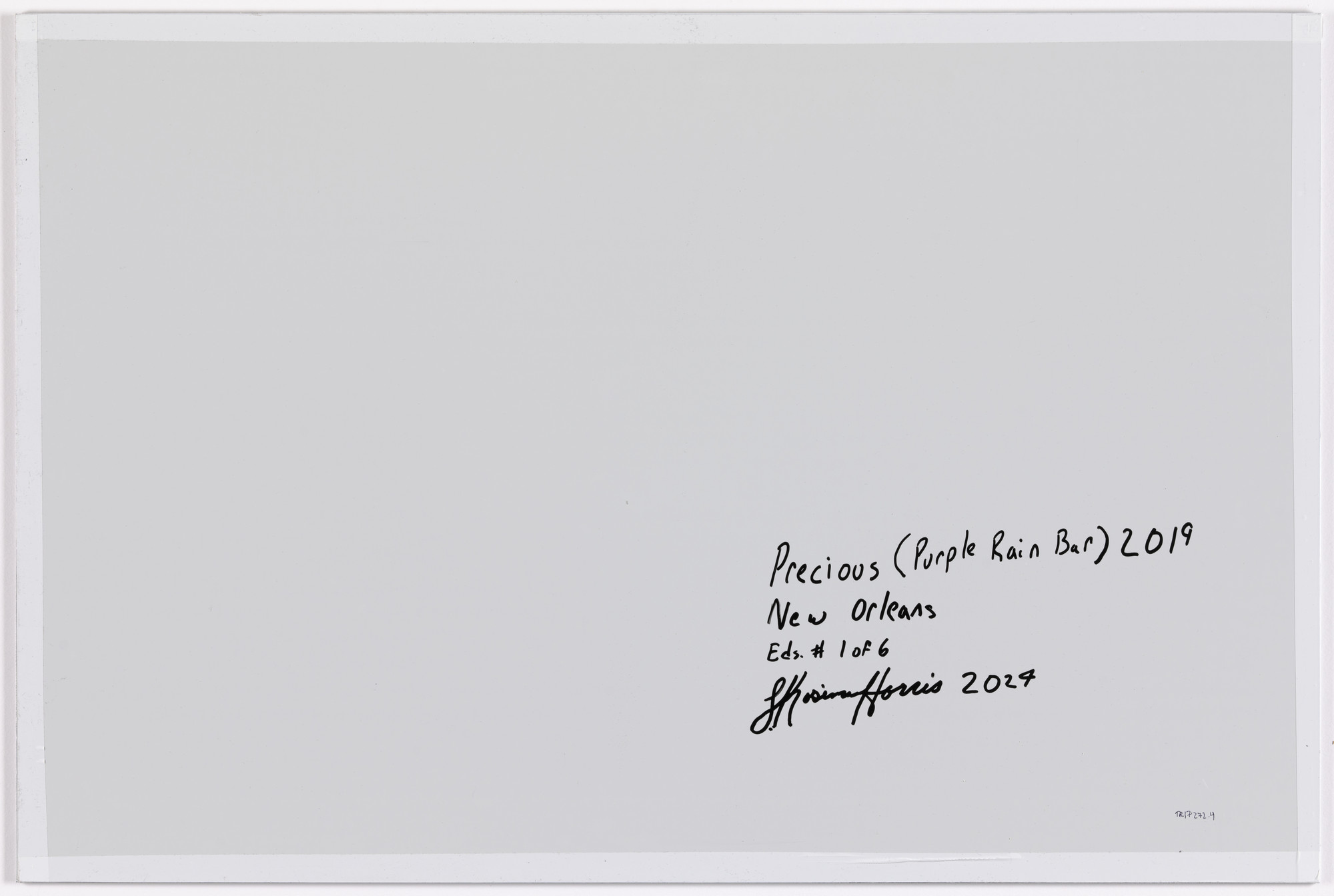 L. Kasimu Harris. Precious (Purple Rain Bar), New Orleans from the ...