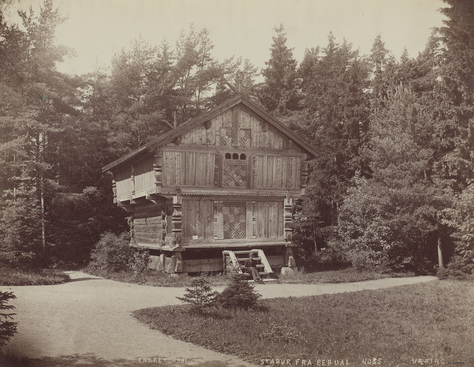 Olaf Martin Peder Væring. Food storehouse in Berdal. 1901 | MoMA