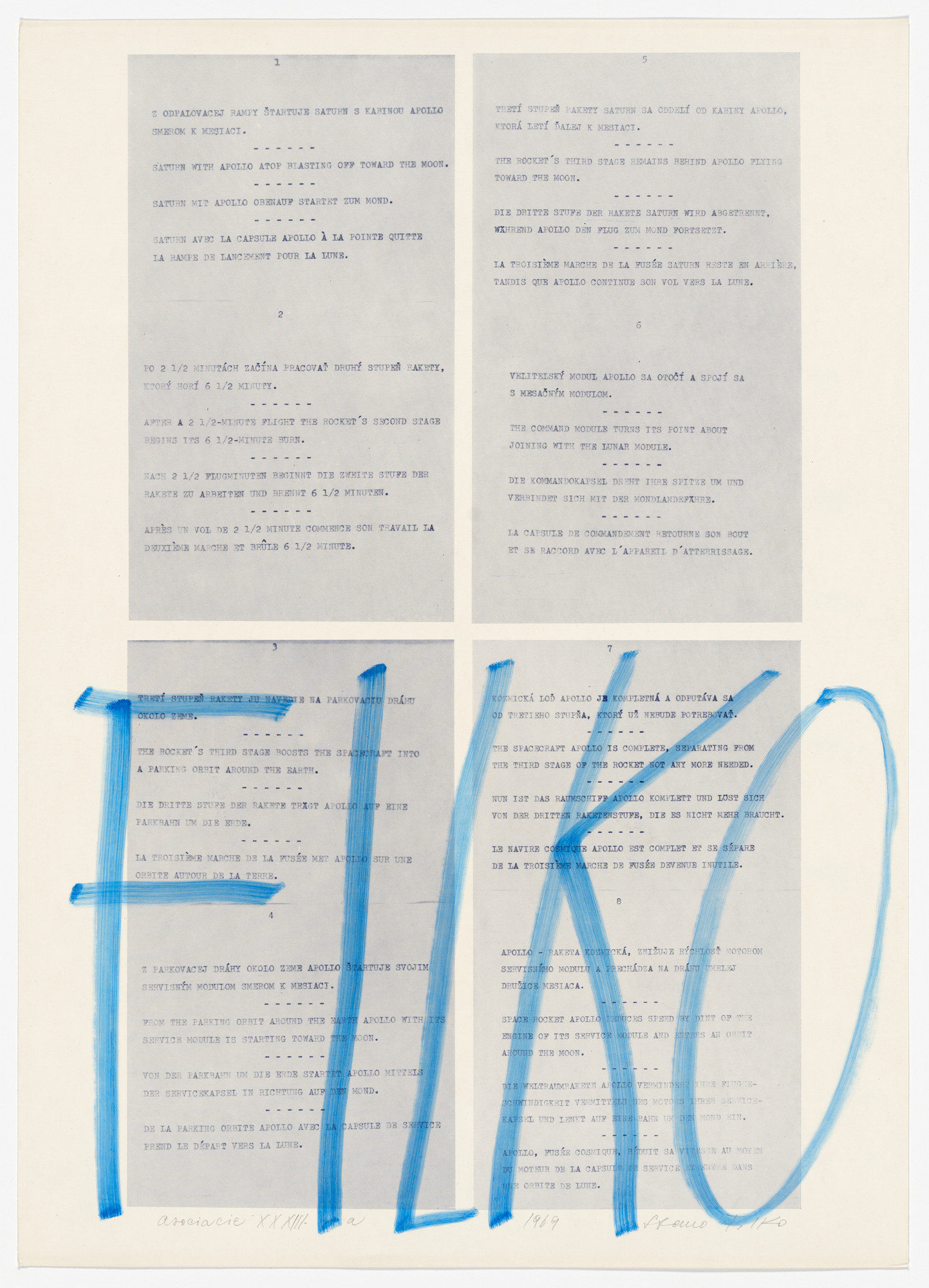 Stano Filko. Asociácie (Associations). 1967-1970/c.2000 | MoMA