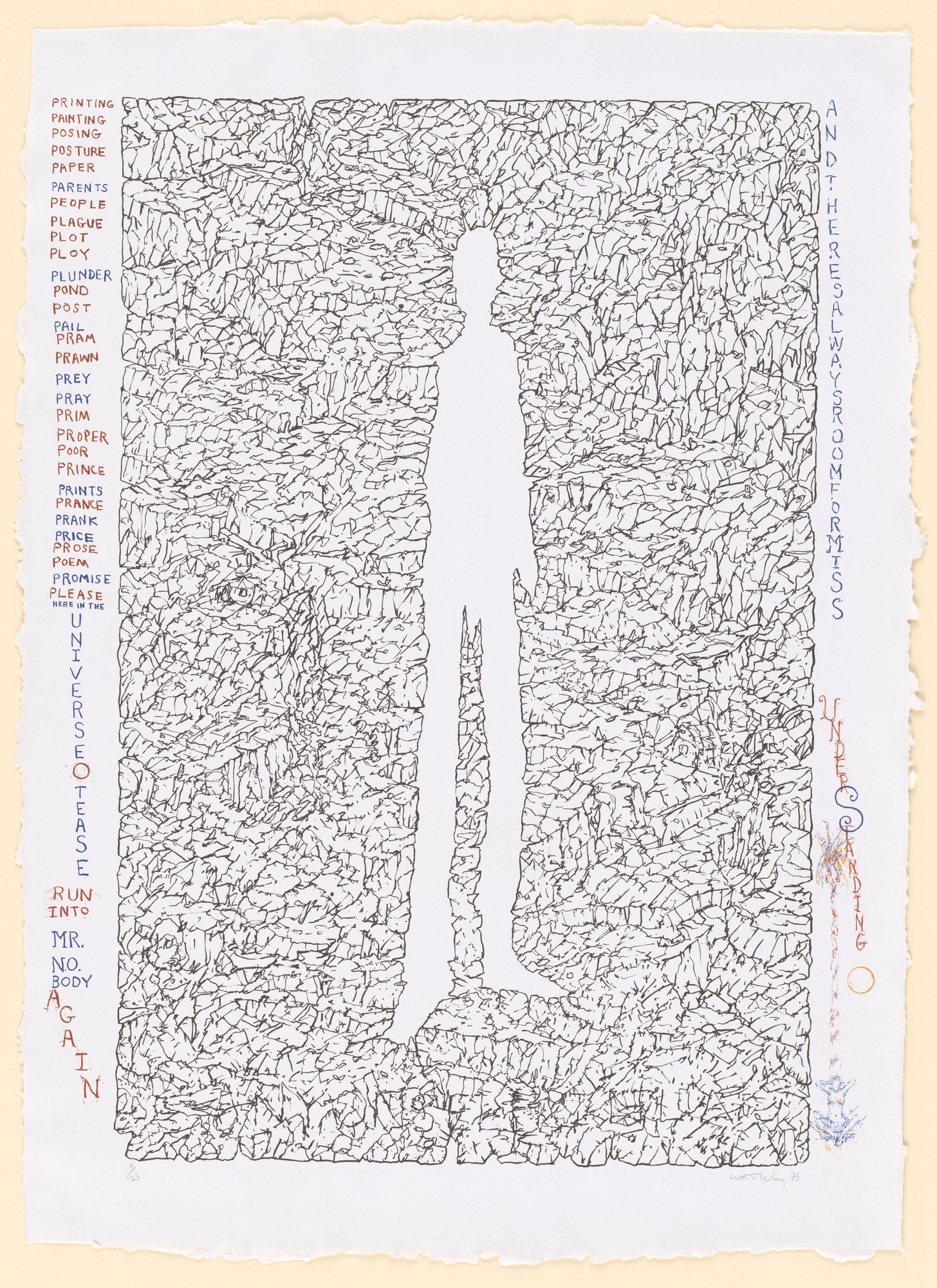 William T. Wiley. Untitled (Mr. Nobody). 1975 | MoMA