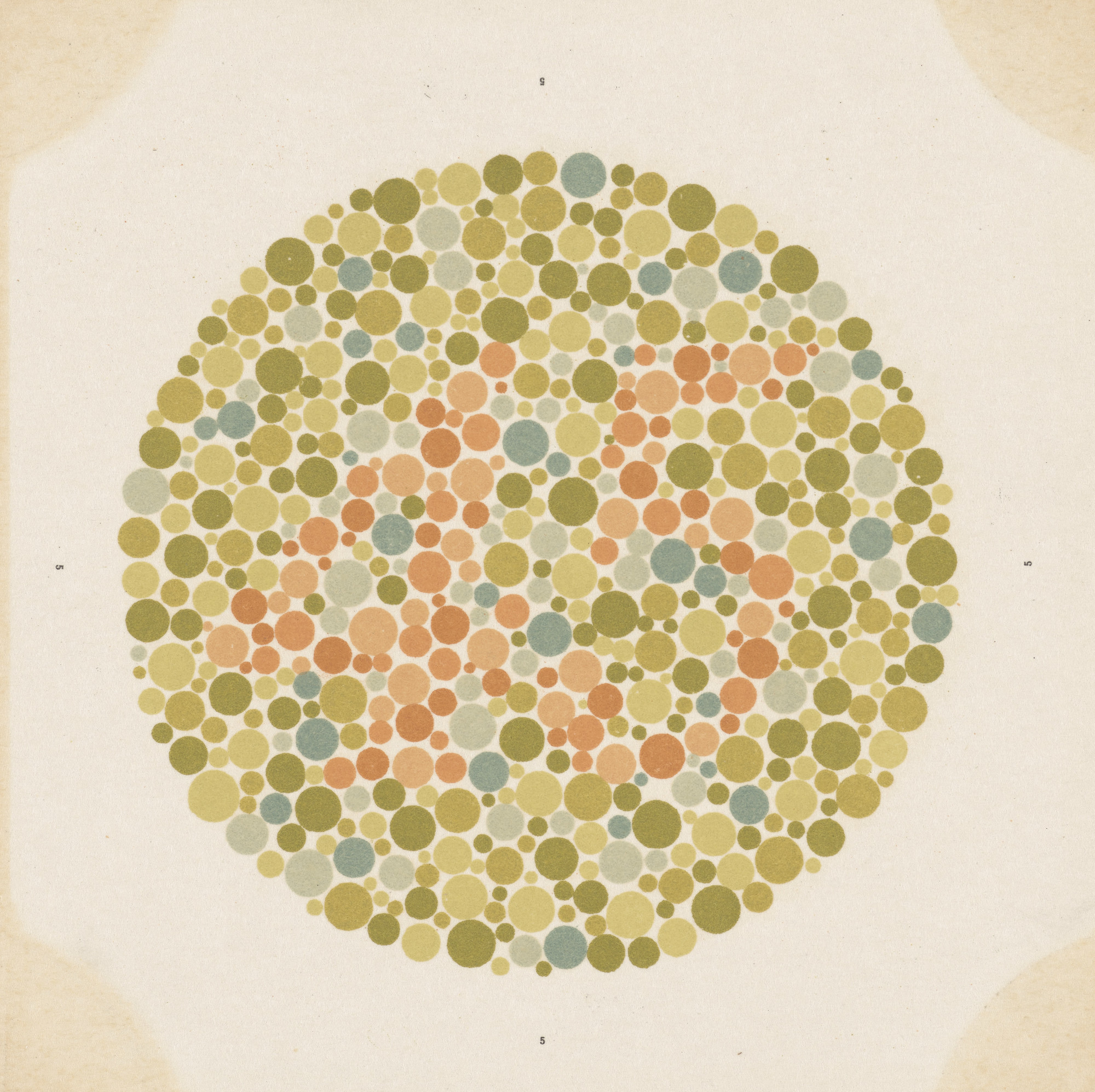 From Ishihara's Tests for Colour-Blindness (Tokyo: Isshinkai, 1966) | MoMA
