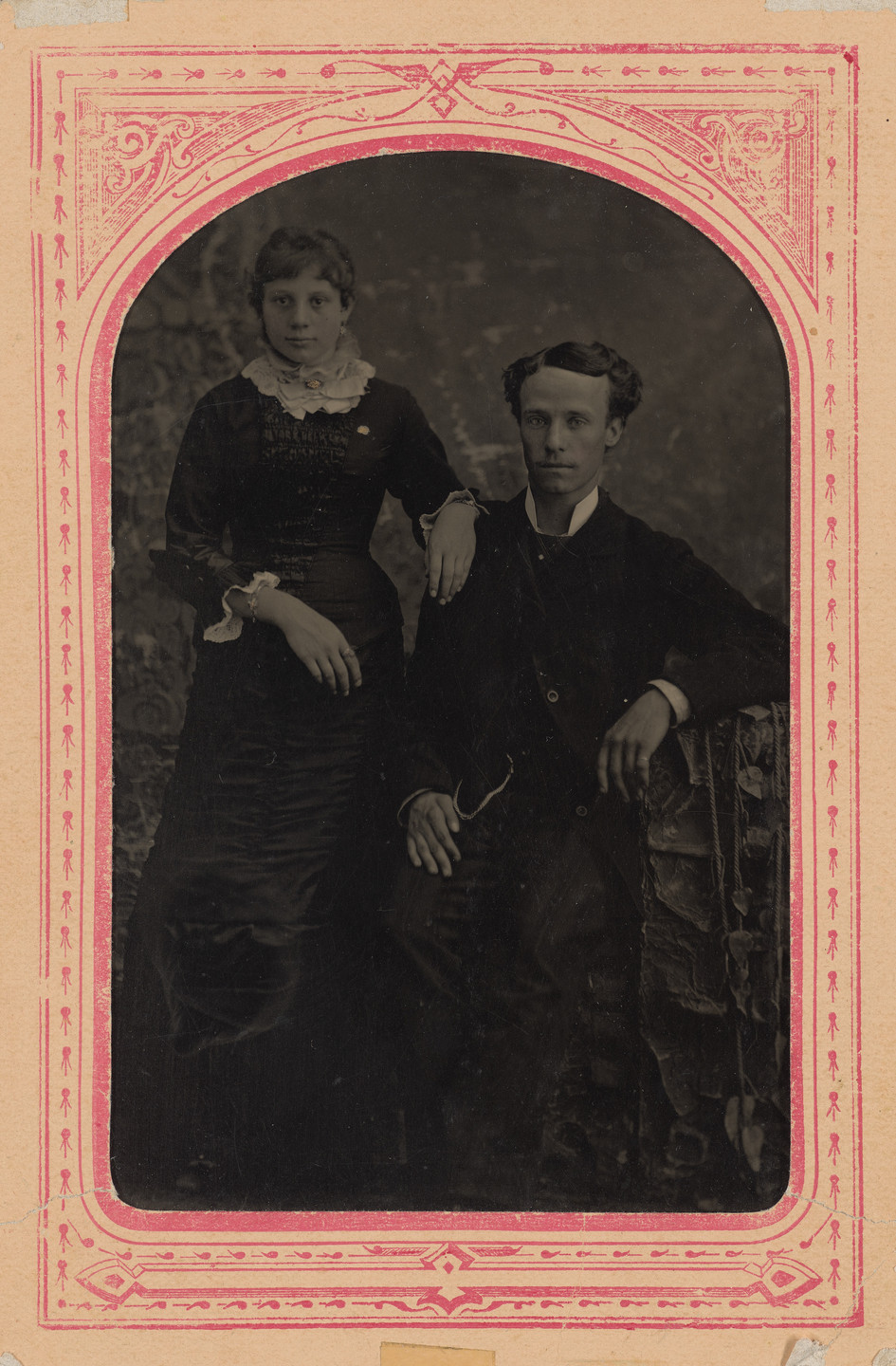 Unidentified photographer. Portrait of a couple in a studio. c. 1880 | MoMA