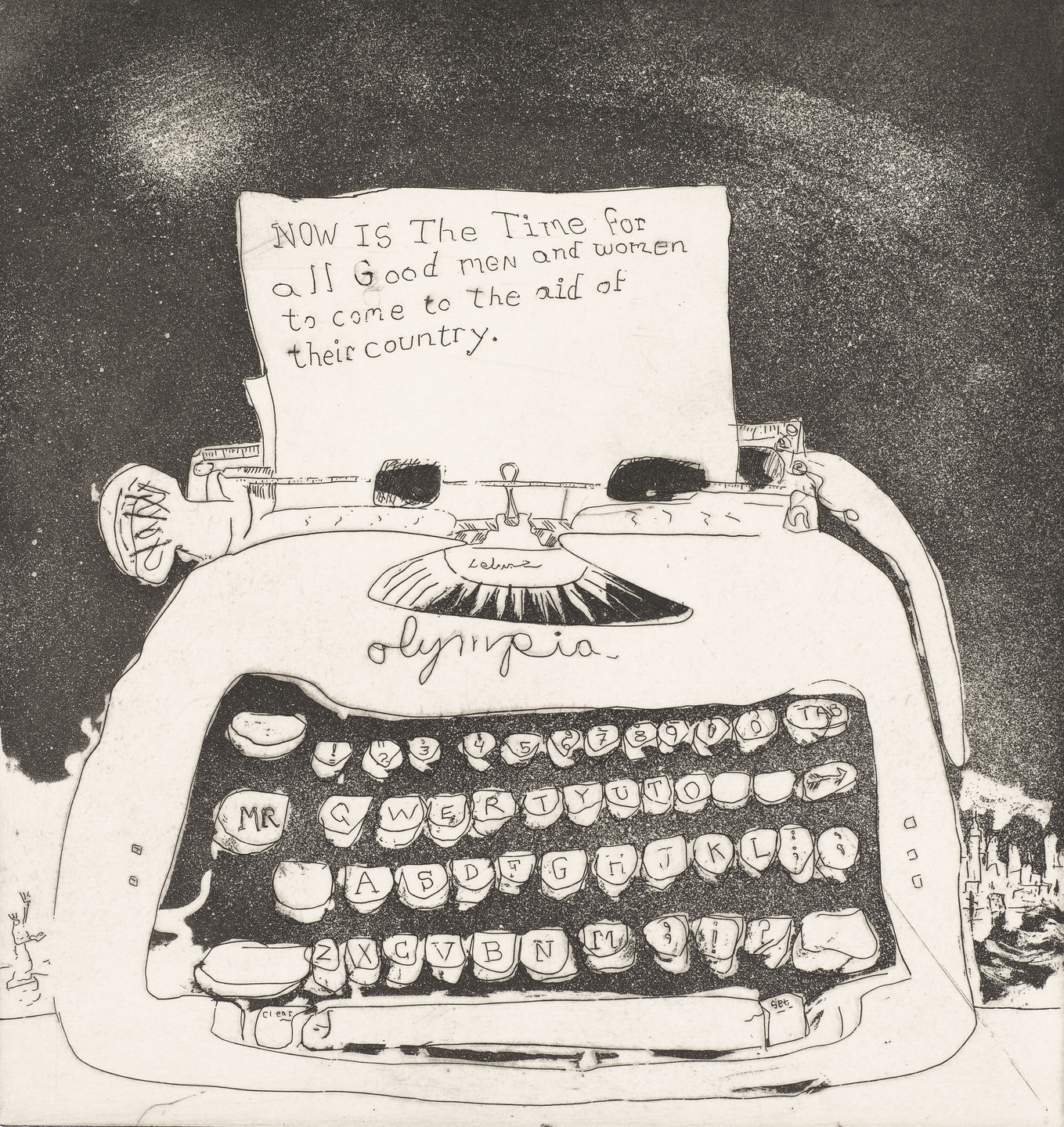 Sam Messer. Typing Exercise #2. 2004 | MoMA