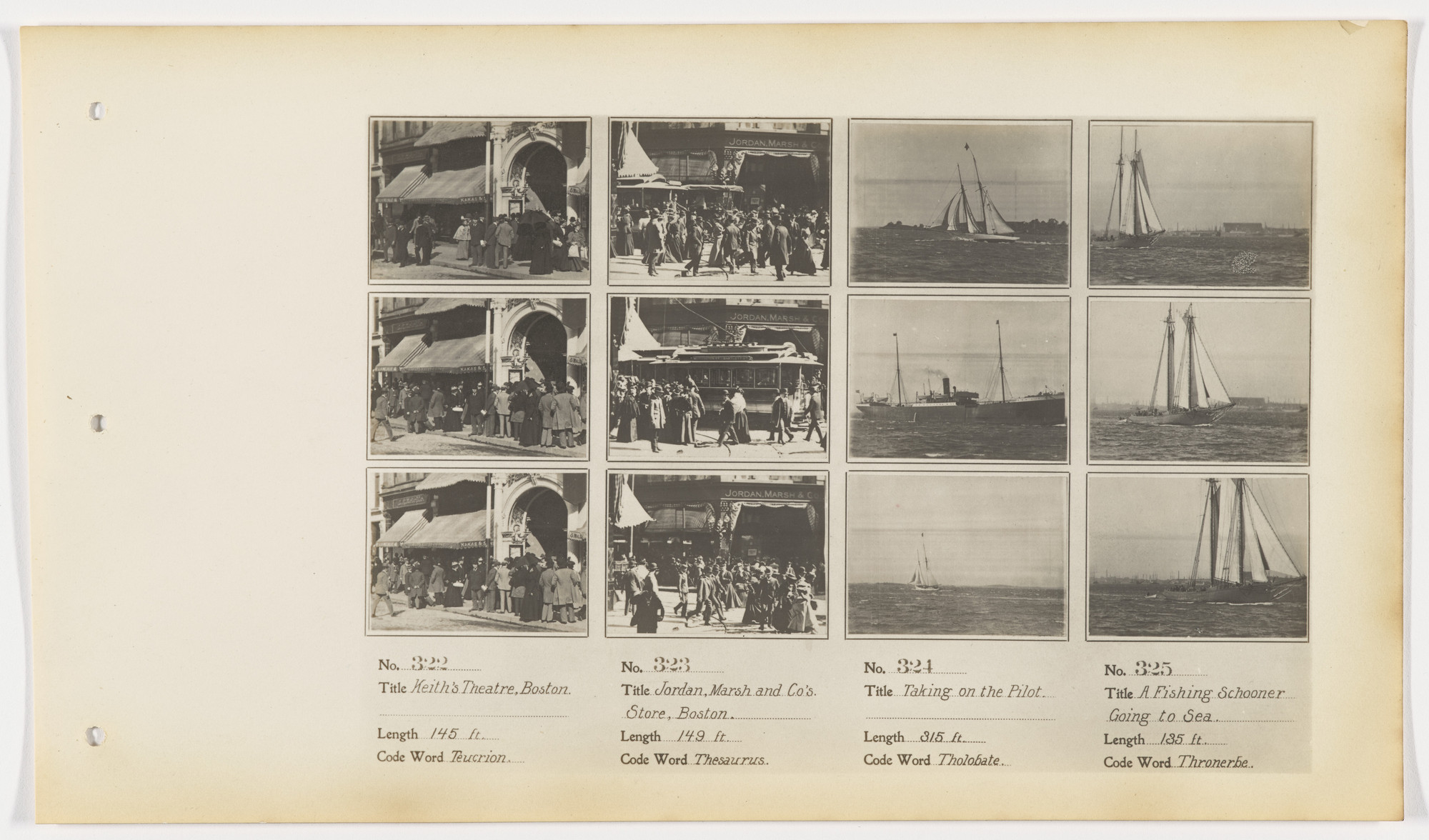 American Mutoscope and Biograph Company. 322. Keith’s Theatre, Boston ...