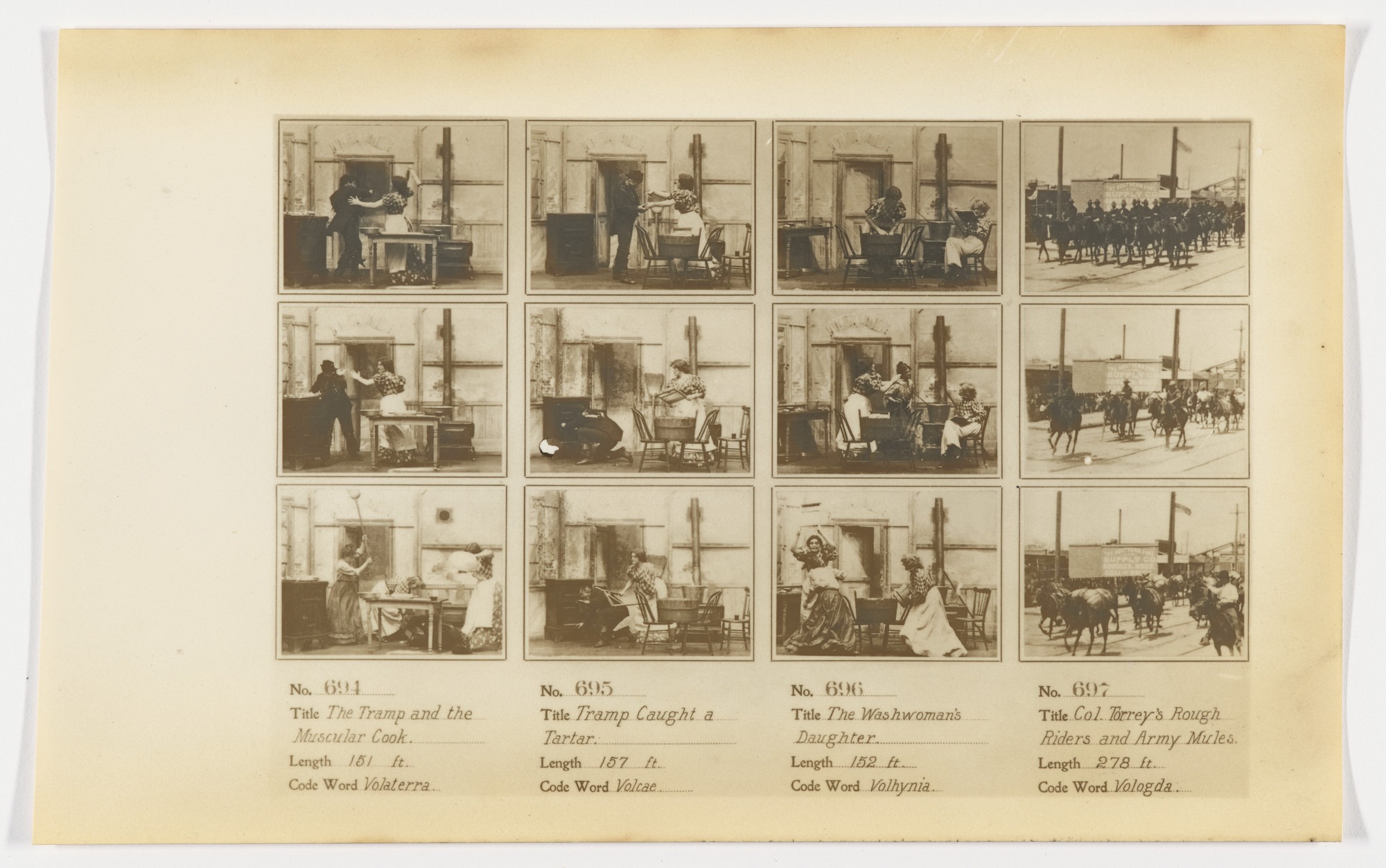 American Mutoscope and Biograph Company. 694. The Tramp and the ...