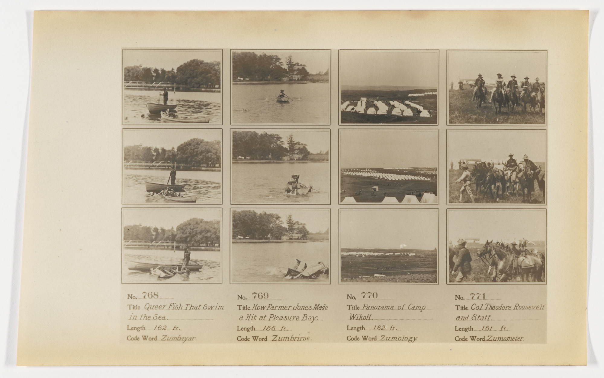 American Mutoscope and Biograph Company. 768. Queer Fish That Swim in ...