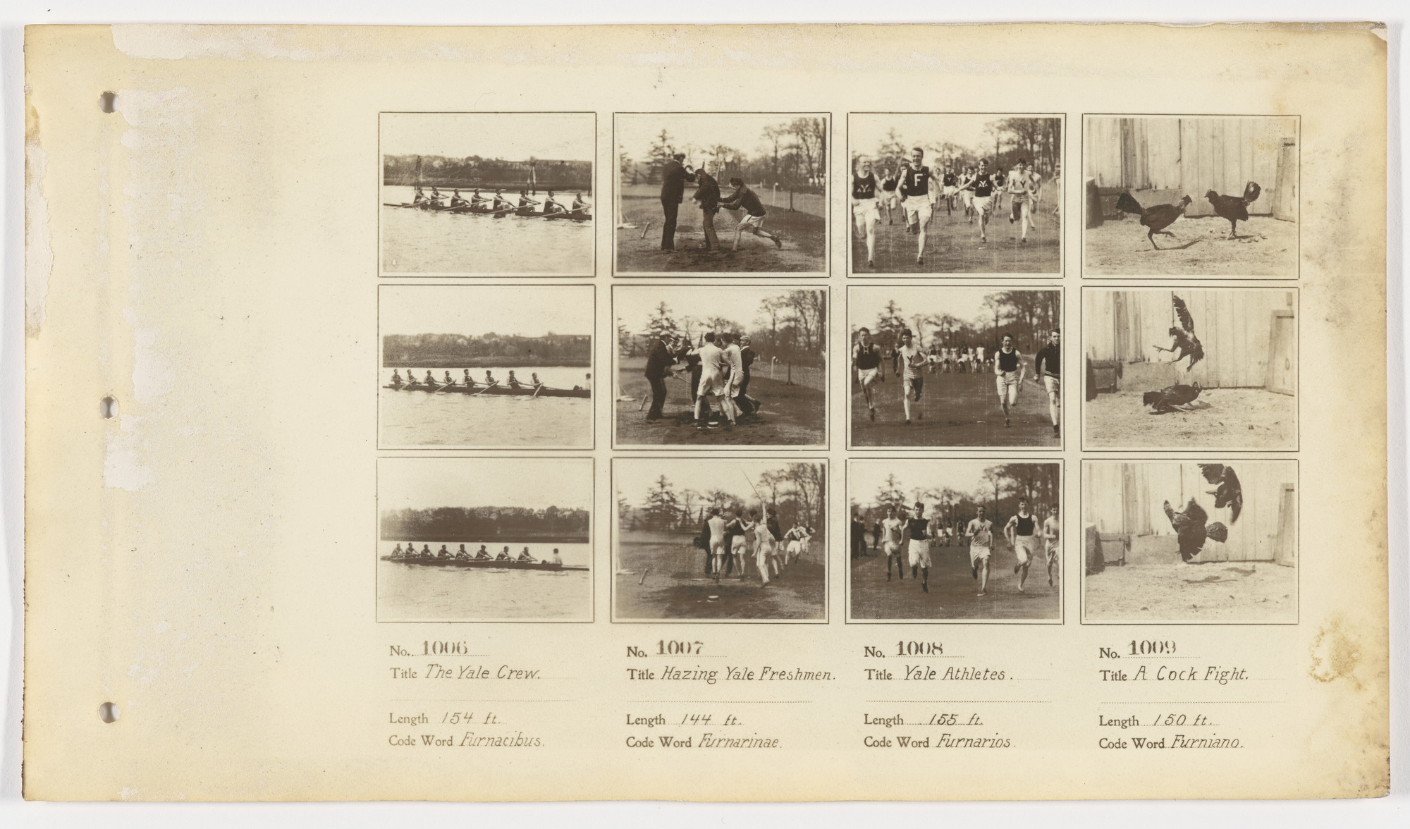 American Mutoscope and Biograph Company. 1006. The Yale Crew | MoMA