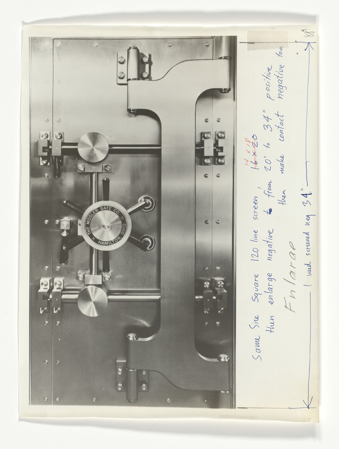 George Maciunas. Mechanical for Safe Door. c. 1973 | MoMA