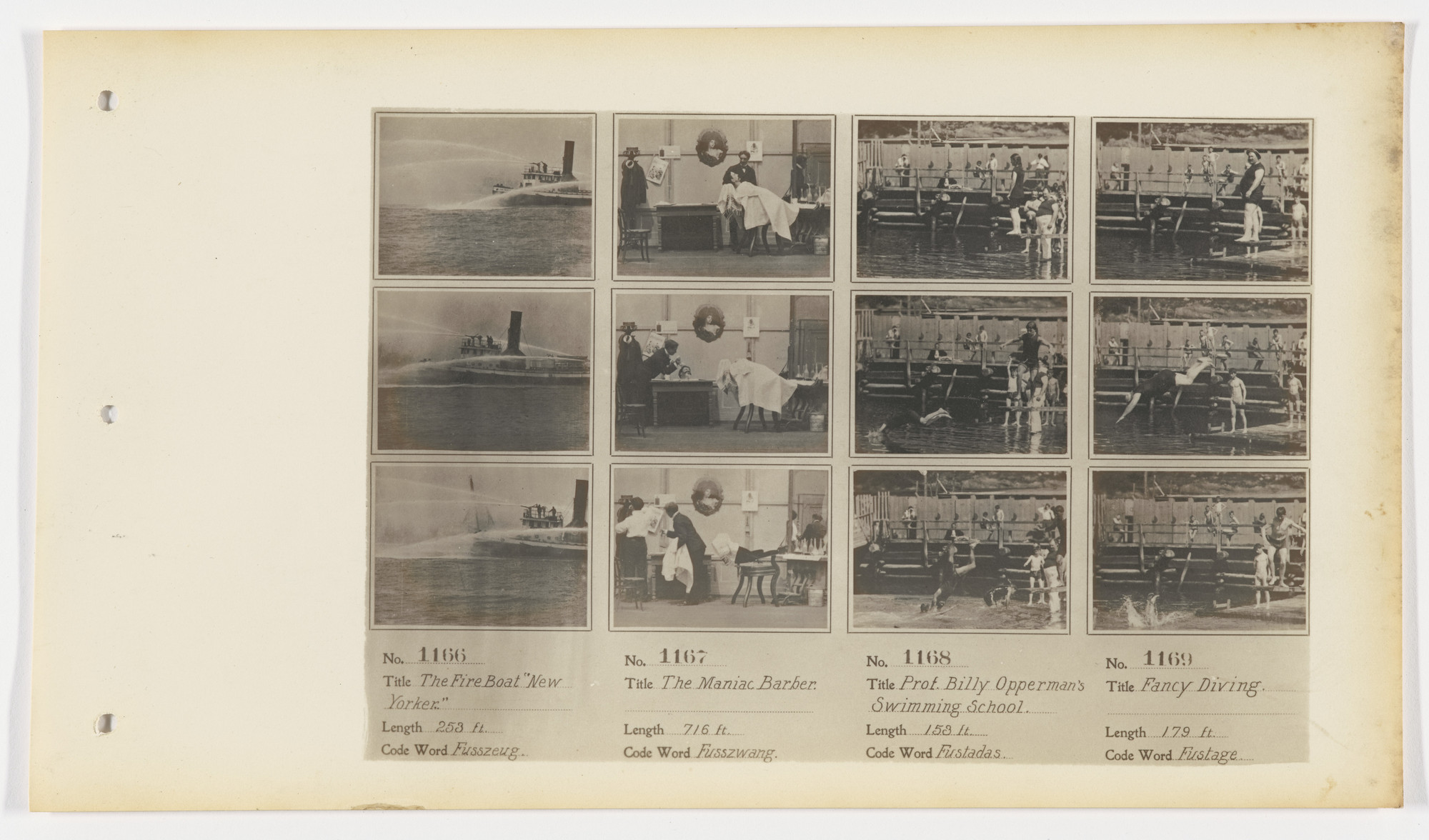 American Mutoscope and Biograph Company. 1166. The Fire Boat “New ...