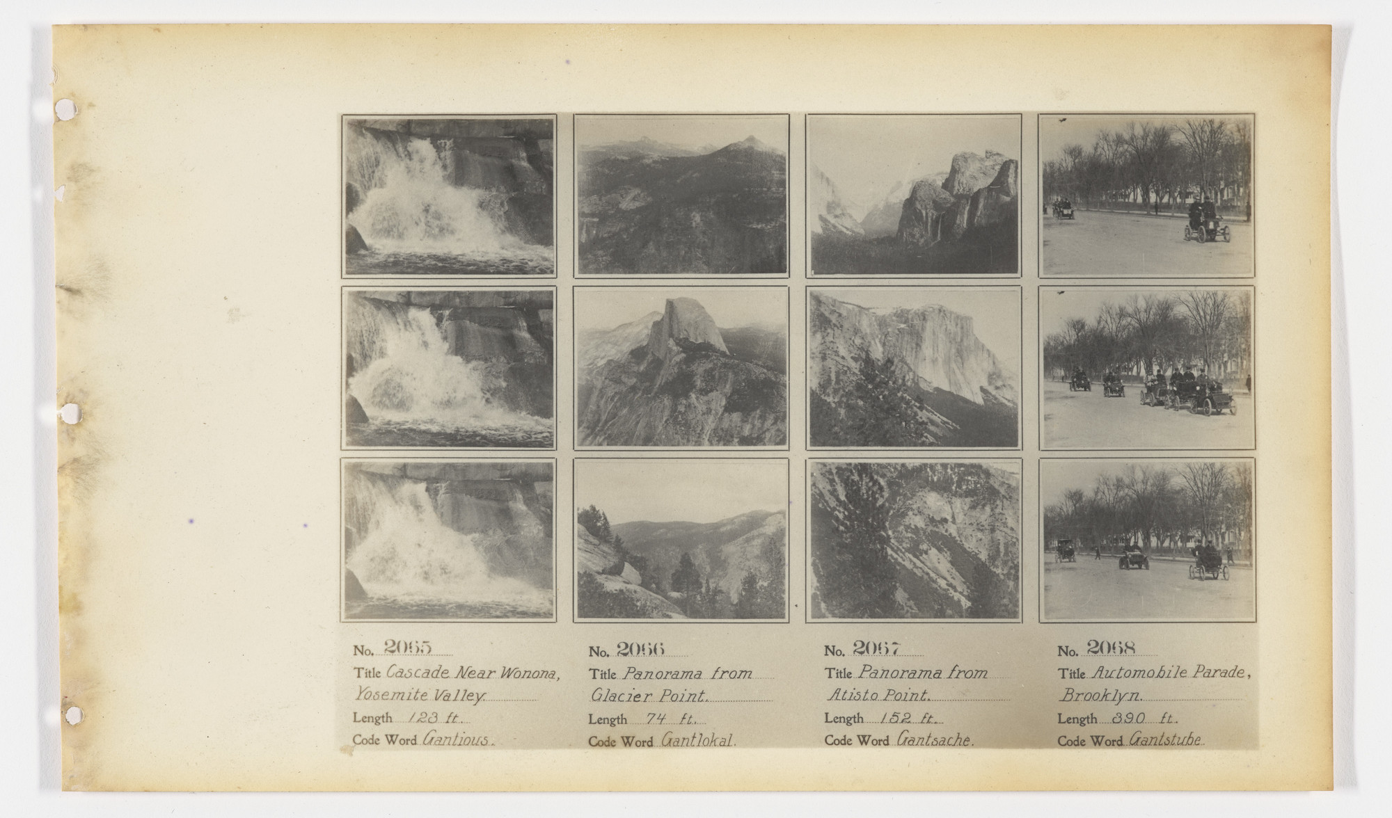 American Mutoscope and Biograph Company. 2065. Cascade Near Wonona ...