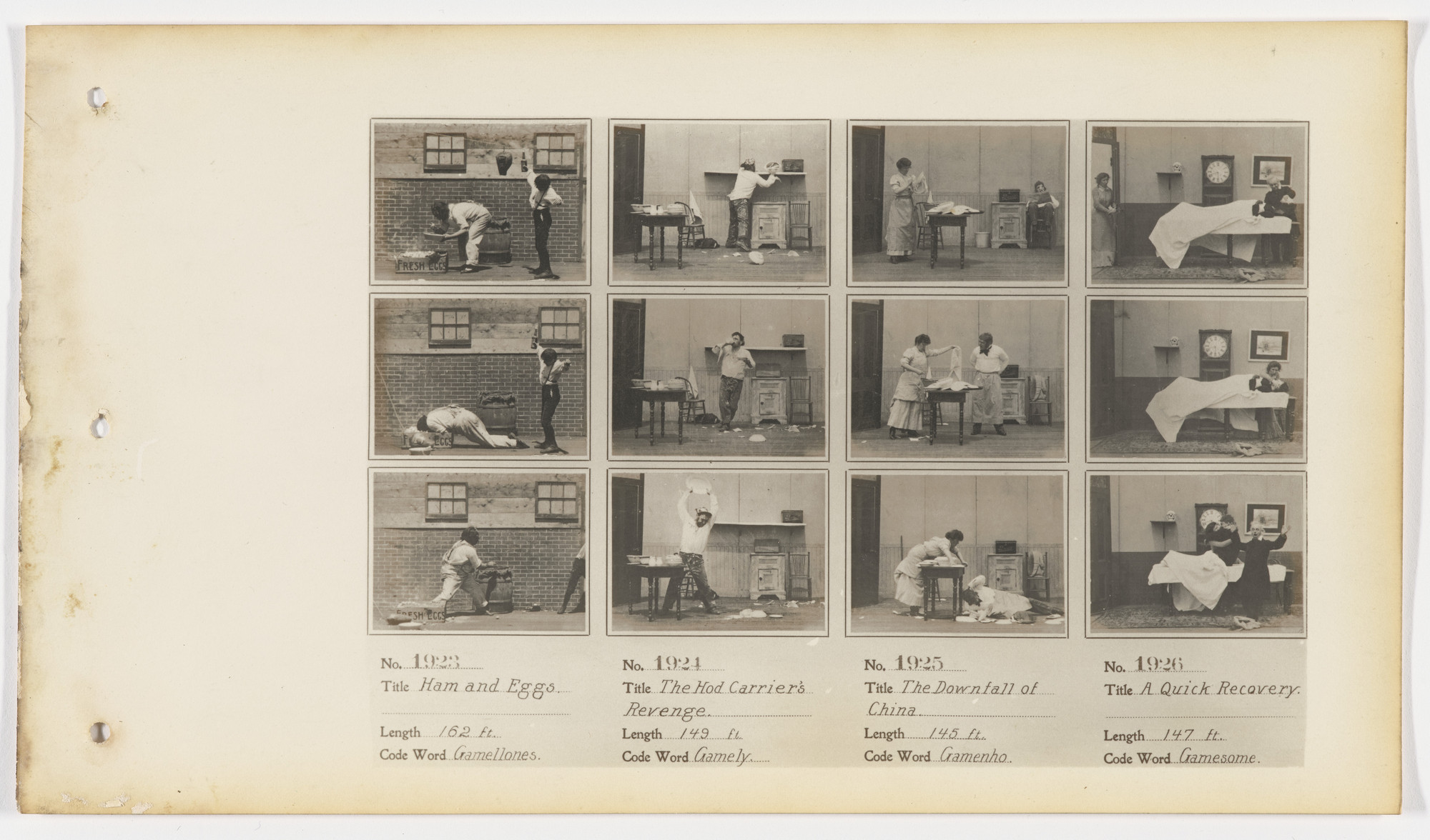 American Mutoscope and Biograph Company. 1923. Ham and Eggs 1924. The ...