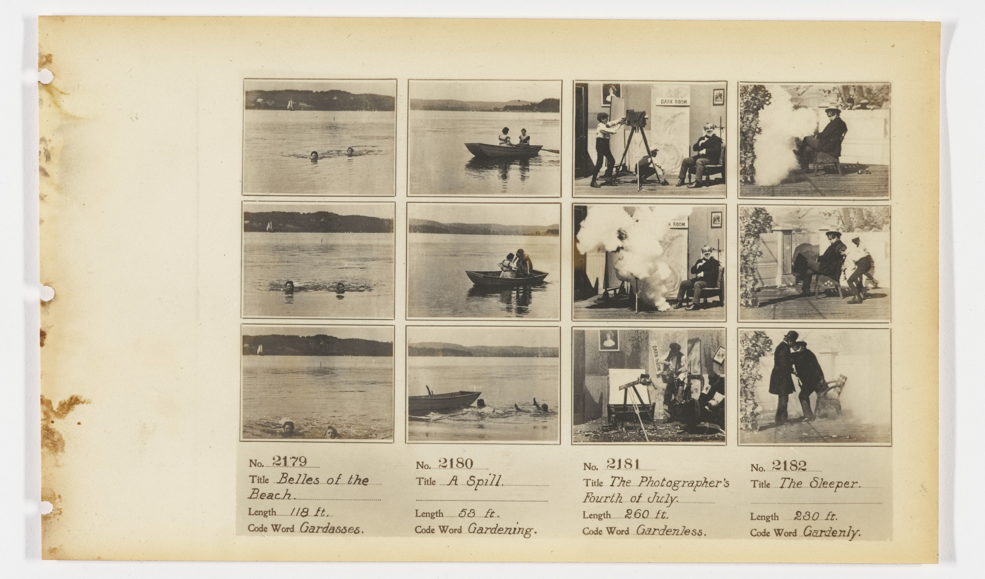 American Mutoscope and Biograph Company. 2179. Belles of the Beach 2180 ...