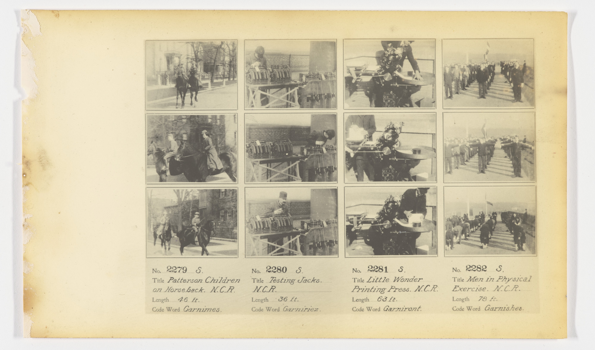 American Mutoscope and Biograph Company. 2279. (S.) Patterson Children ...