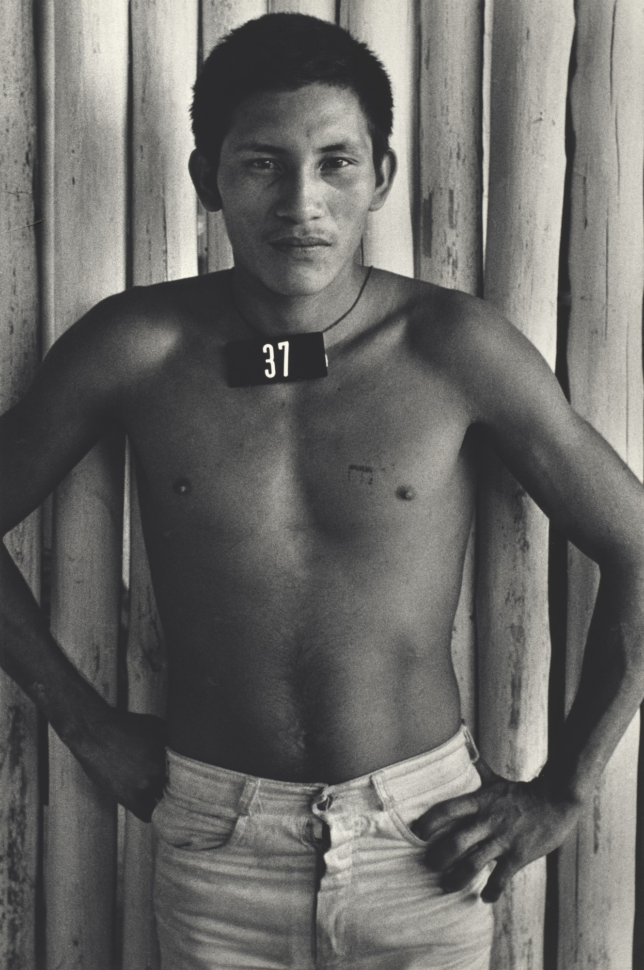 Claudia Andujar. Vertical 14 (Villages of Papi U, 1983; Boas Novas, 1981) from the series ...