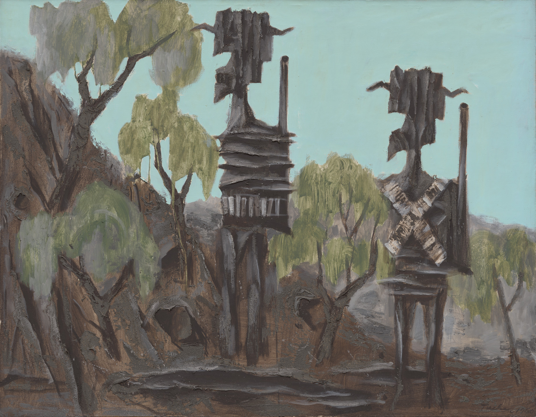 Albert Tucker. Explorers, Burke and Wills. 1960 | MoMA