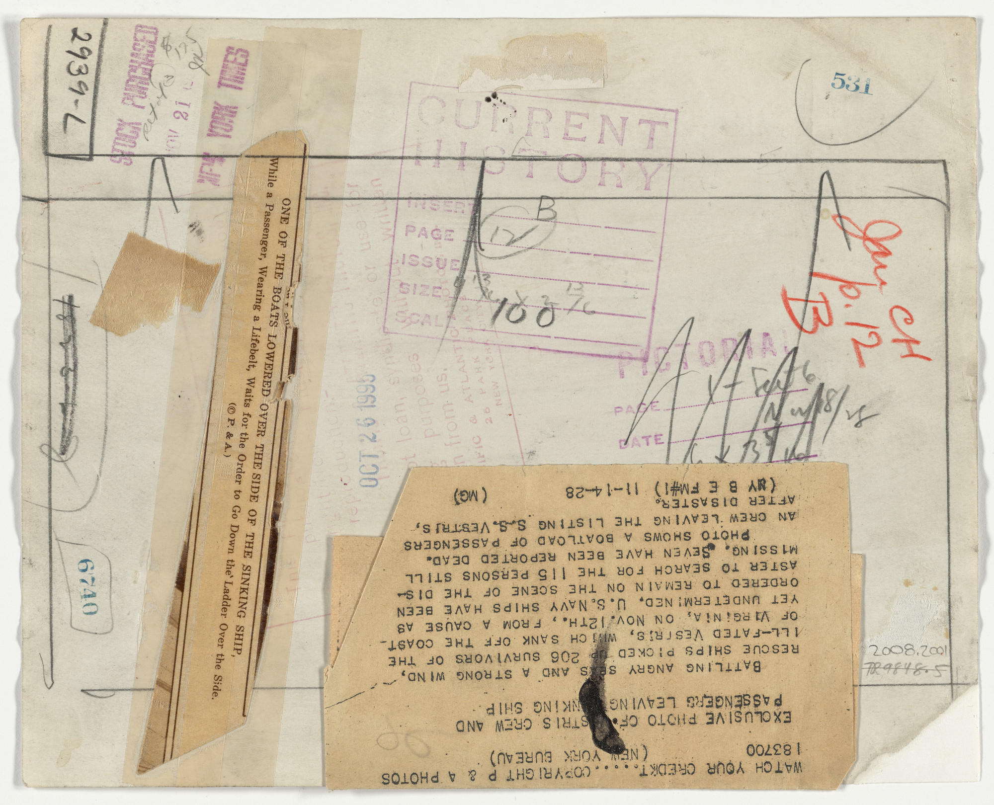 Fred Hansen/Pacific and Atlantic Photos. "Just Before the Waves Closed ...