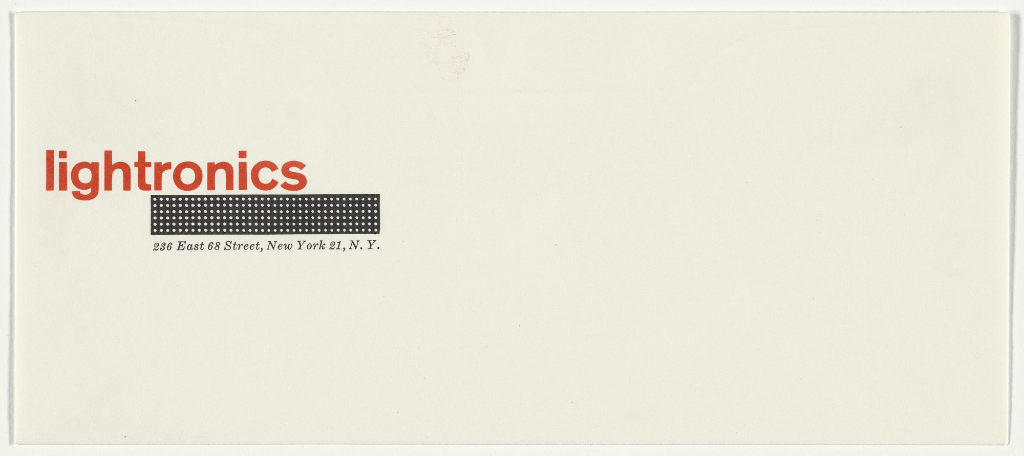 Elaine Lustig Cohen. Lightronics stationery. 1960s | MoMA