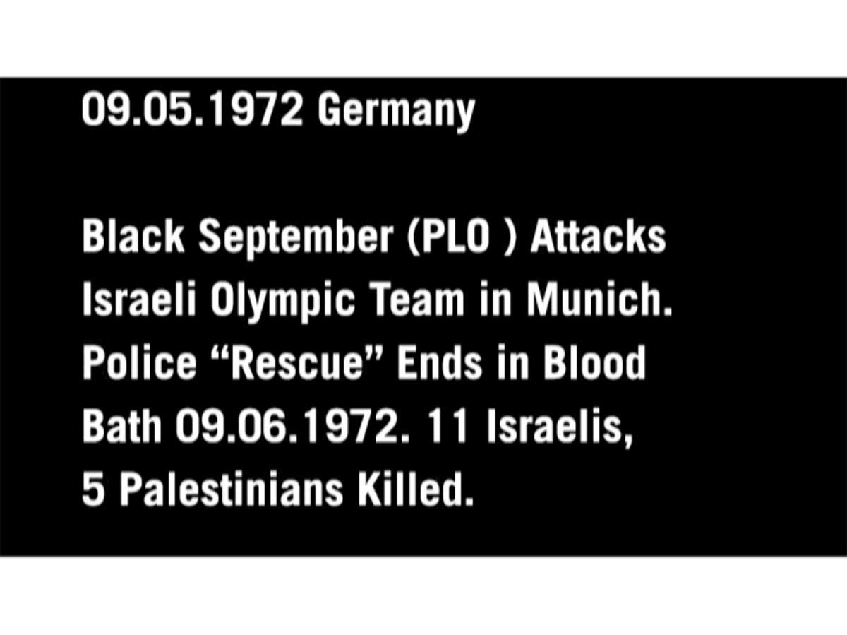 Tony Cokes. Black September (Evil.2/3). 2003 | MoMA