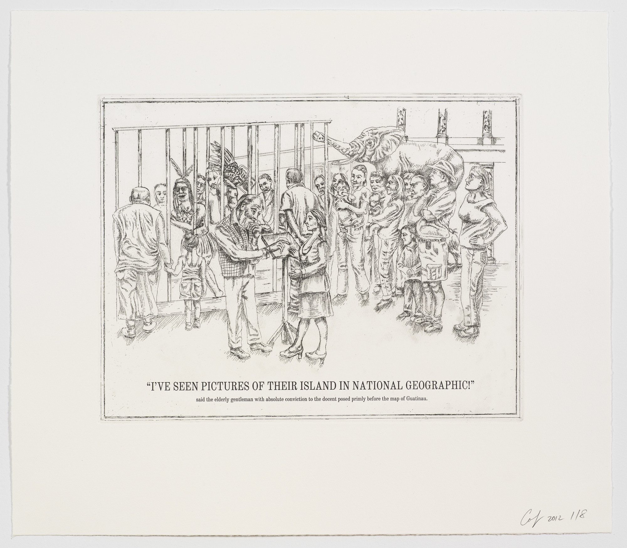 Coco Fusco. The Undiscovered Amerindians. 2012 | MoMA