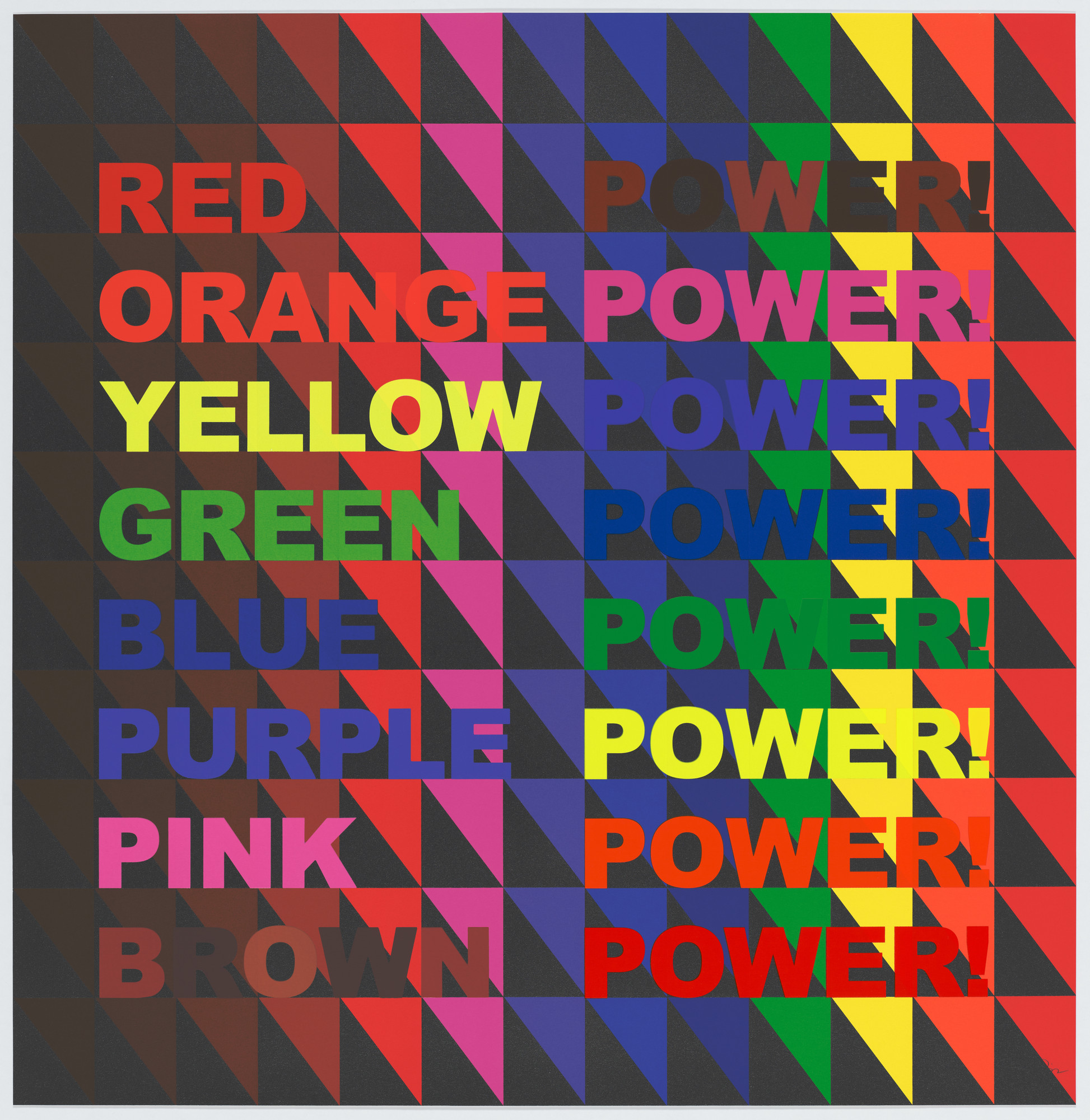 Jeffrey Gibson. POWER! POWER! POWER!. 2020 | MoMA