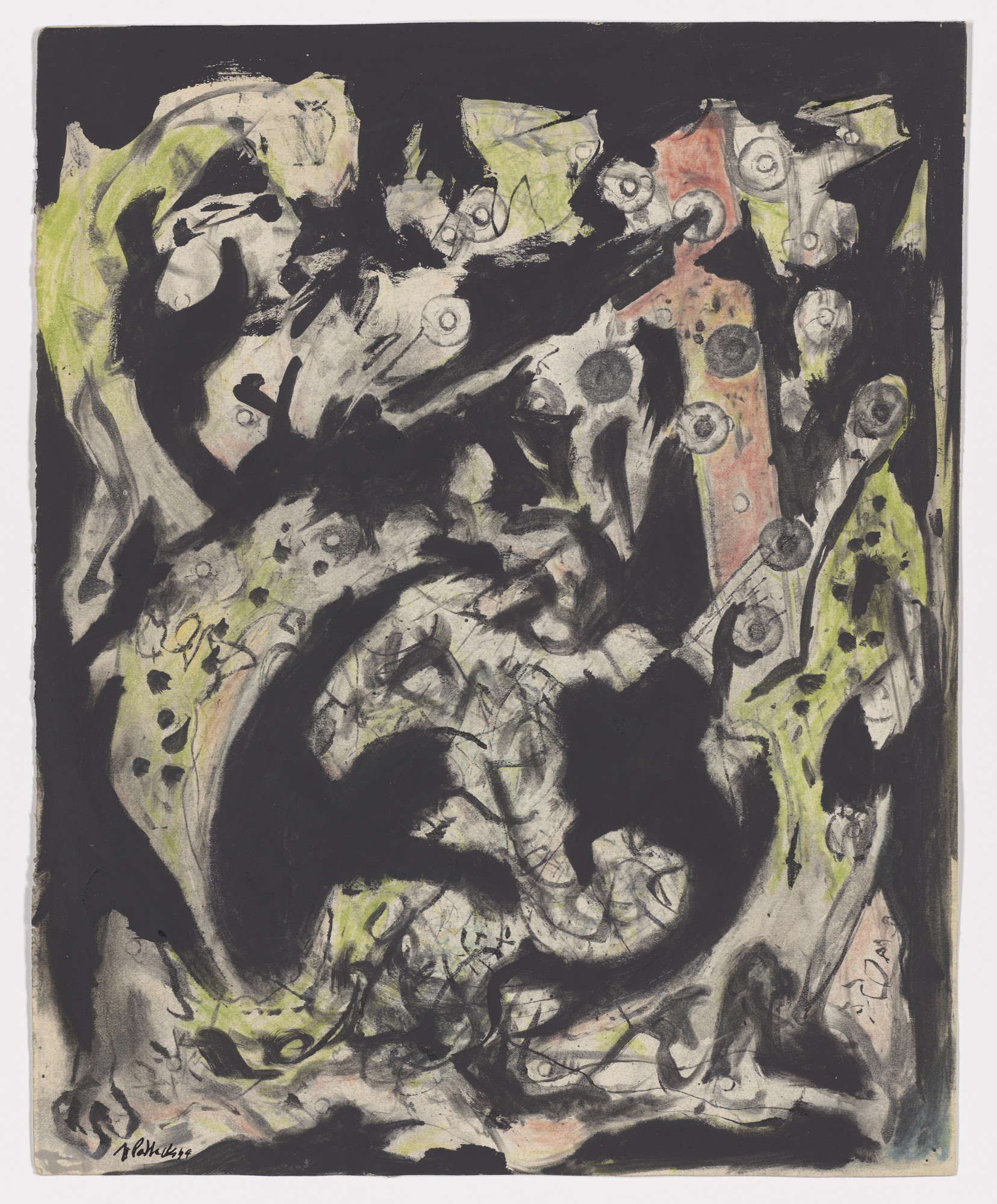 Jackson Pollock. Untitled. 1944 | MoMA