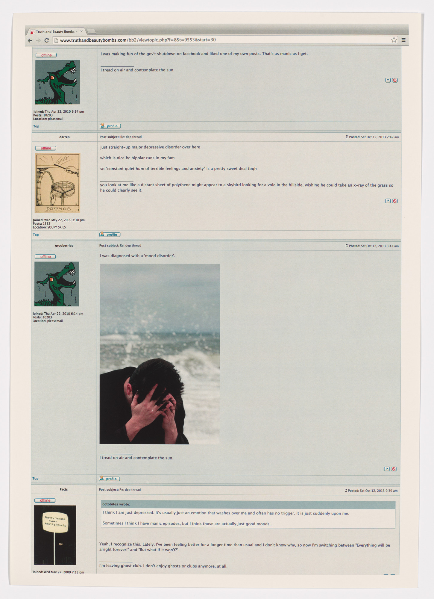 David Horvitz. Mood Disorder. 2012–22 | MoMA