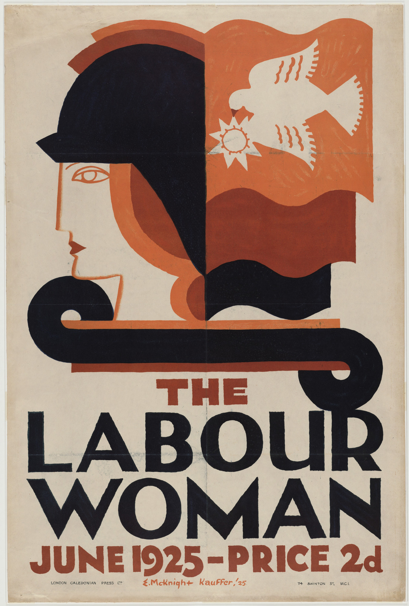 E. McKnight Kauffer. The Labour Woman. 1925 | MoMA