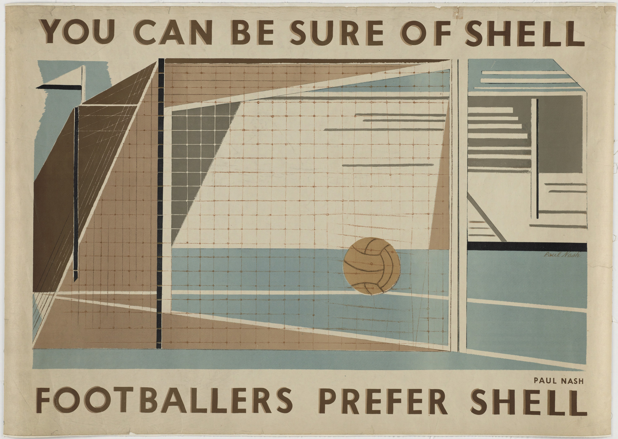 Paul Nash. You Can Be Sure of Shell, Footballers Prefer Shell. 1935 | MoMA
