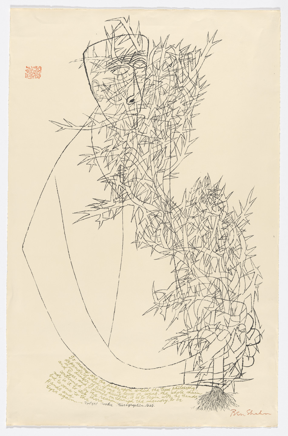 Ben Shahn. Blind Botanist. 1961 | MoMA