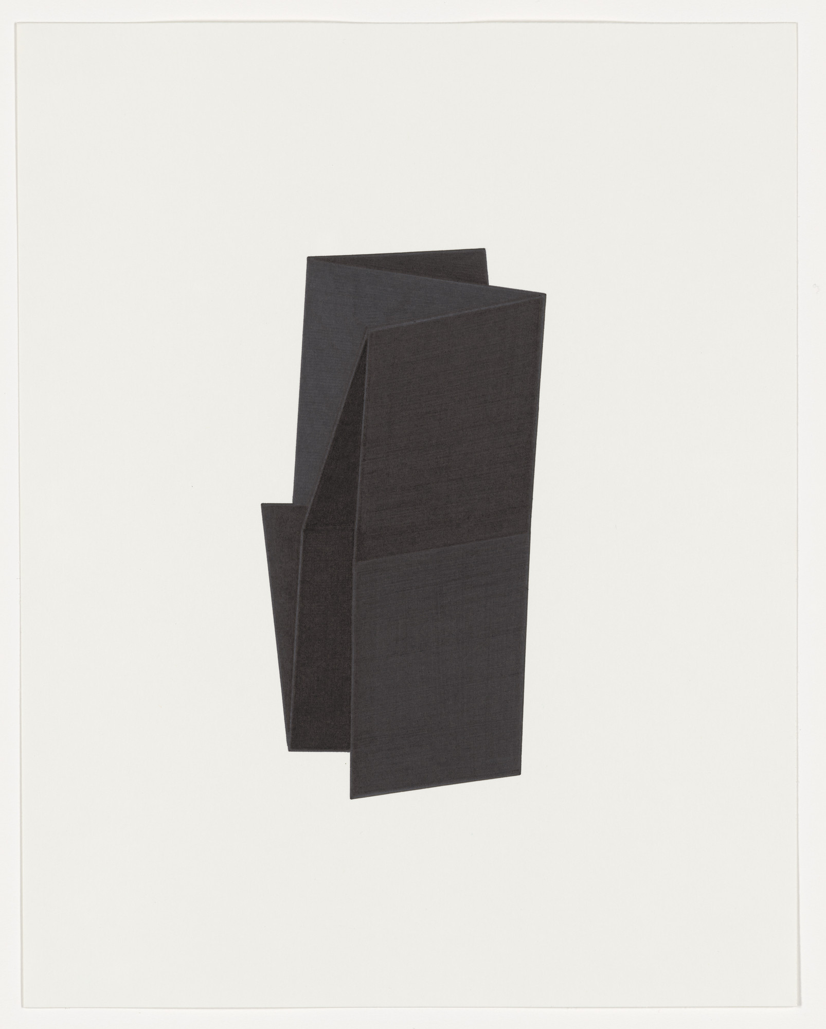 Iran do Espirito Santo. Untitled (Black Folds IX). c. 2006 | MoMA
