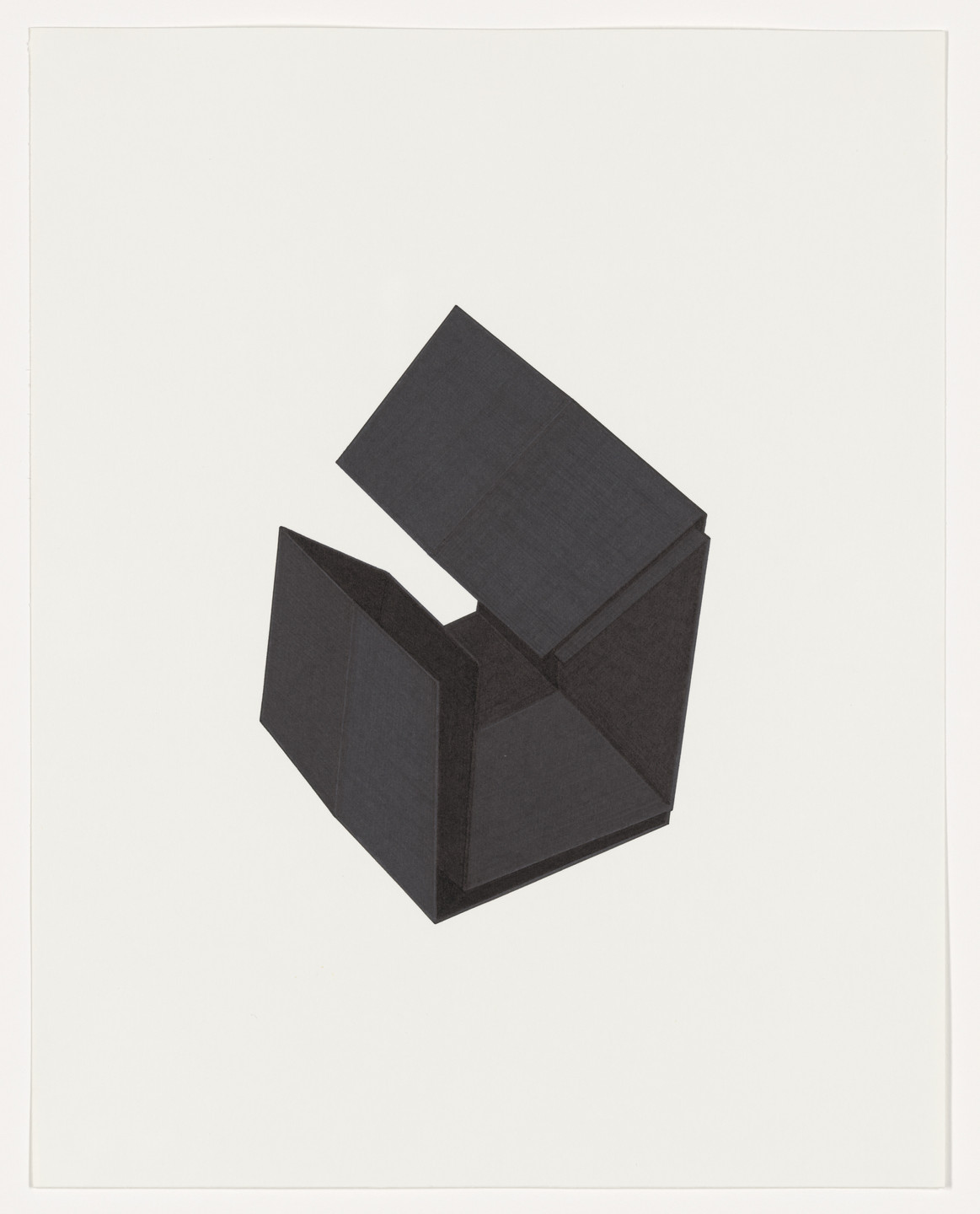 Iran do Espirito Santo. Untitled (Black Folds XII). c. 2006 | MoMA