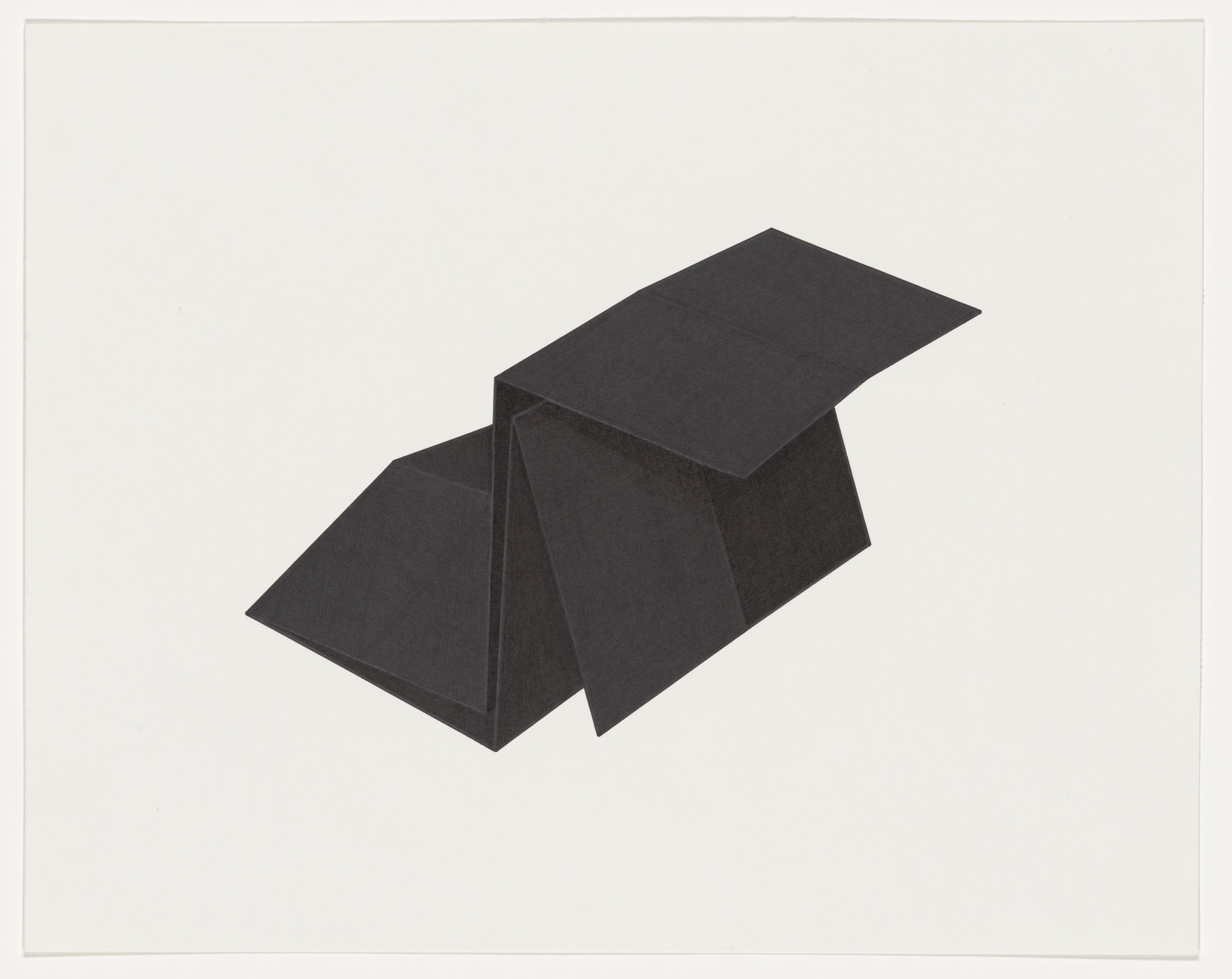 Iran do Espirito Santo. Untitled (Black Folds XIV). c. 2006 | MoMA
