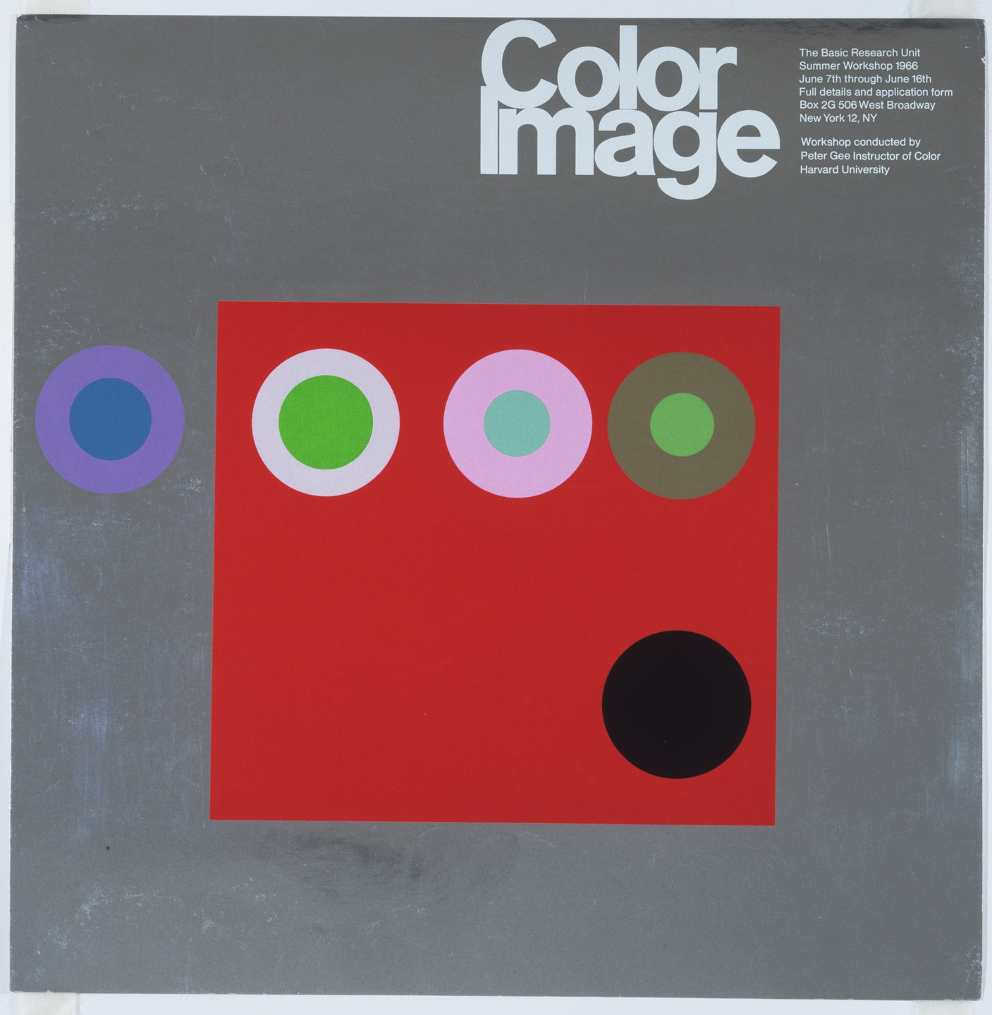 Peter Gee. Color Image. 1966 | MoMA
