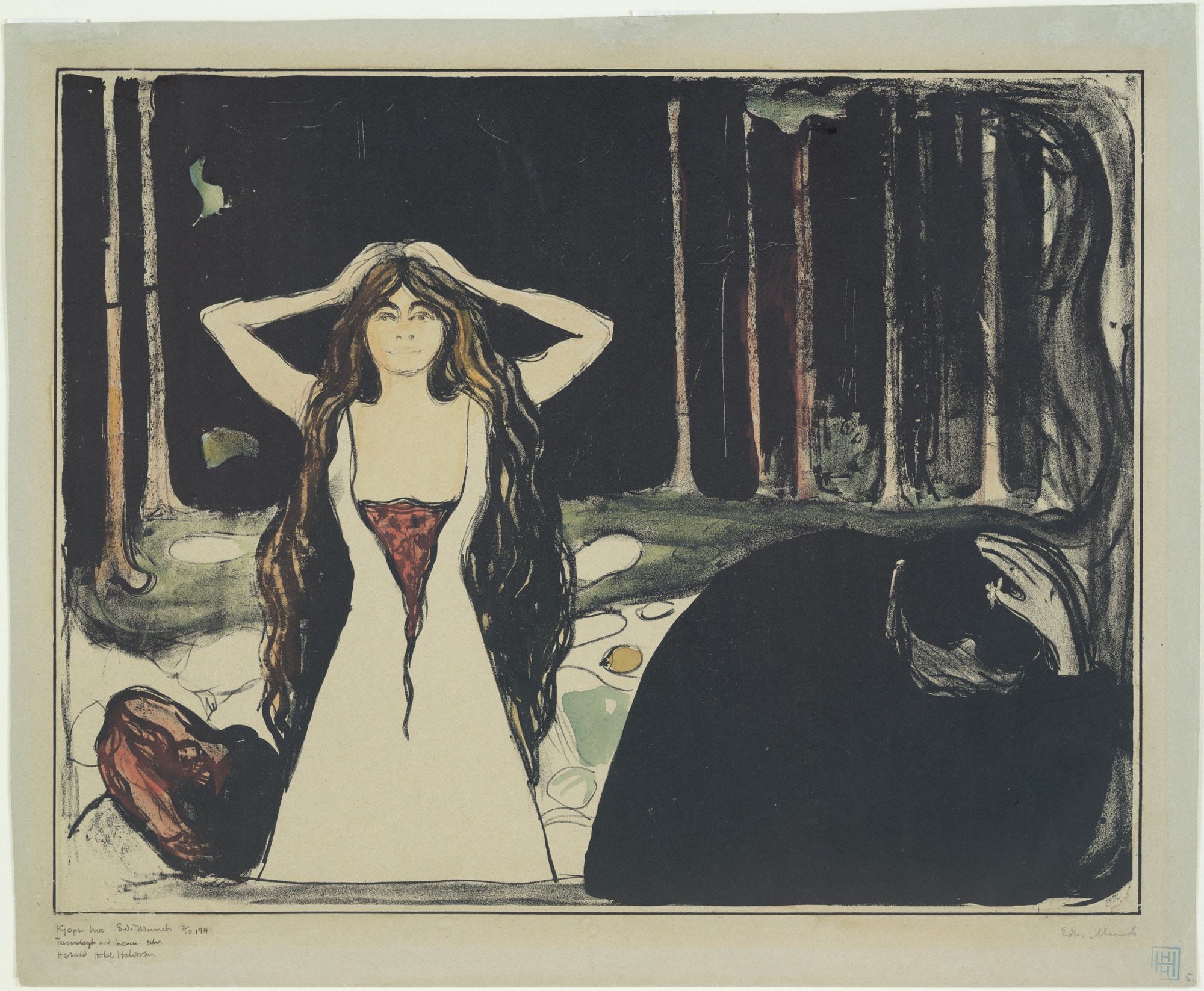 Edvard Munch. Ashes II (Aske II). 1899 | MoMA