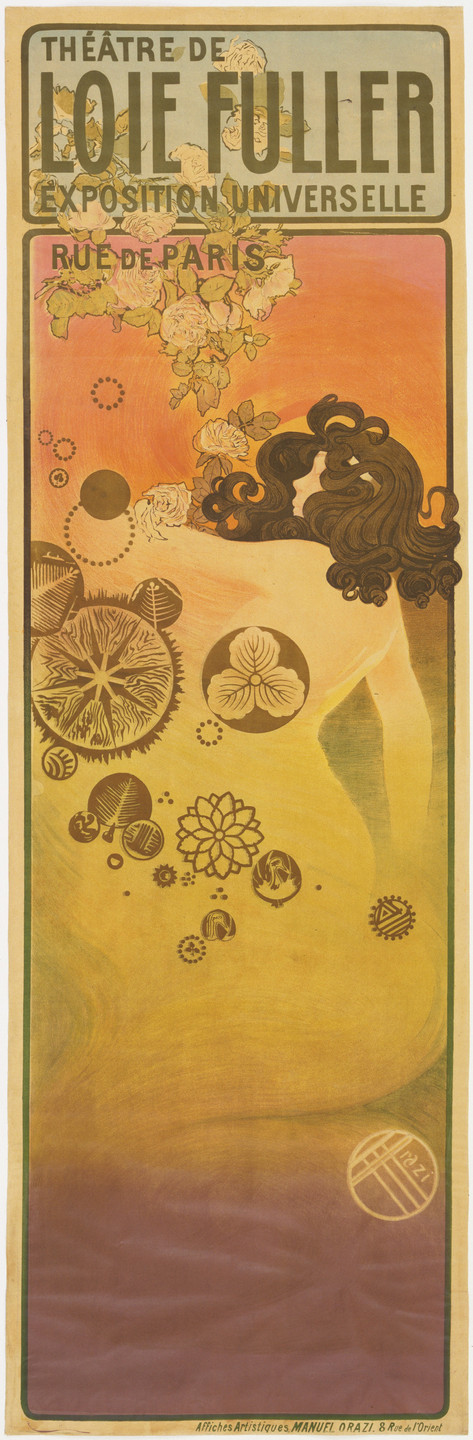 Emmanuel-Joseph-Raphael Orazi. Théâtre de Loie Fuller (Poster for the ...