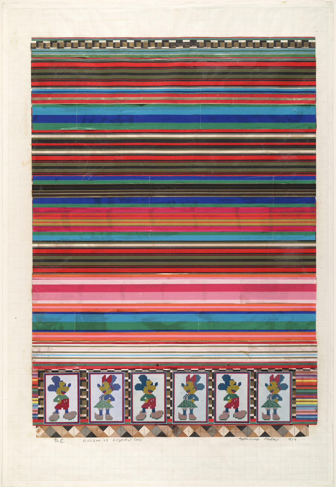Eduardo Paolozzi. No 3 Horizon of Expectations, collage study for ...