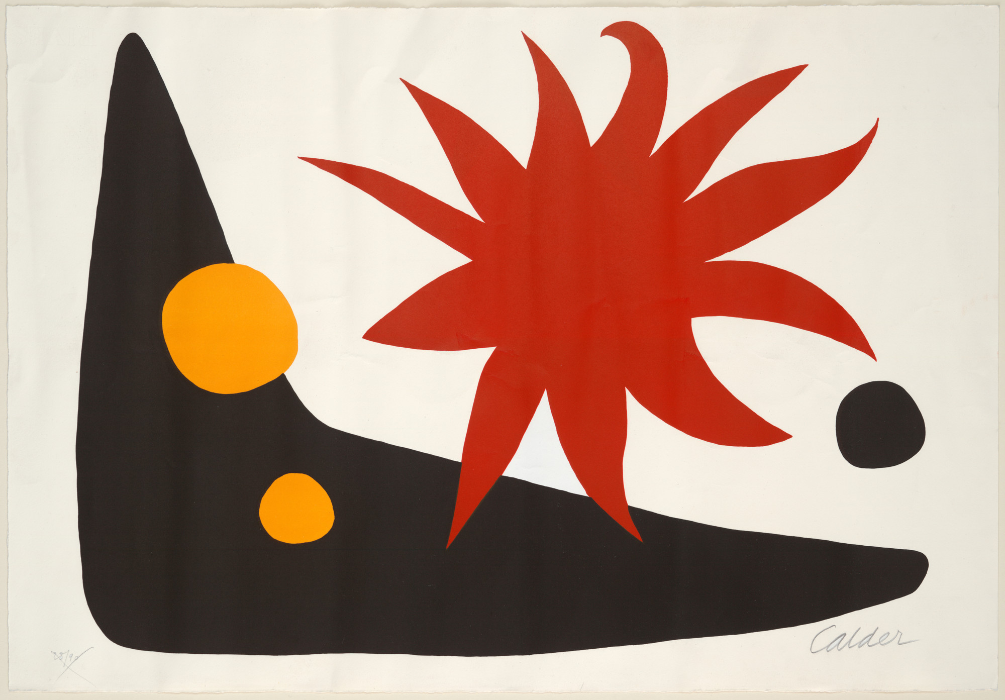 Alexander Calder. The Red Sun (Le soleil rouge). 1965 | MoMA