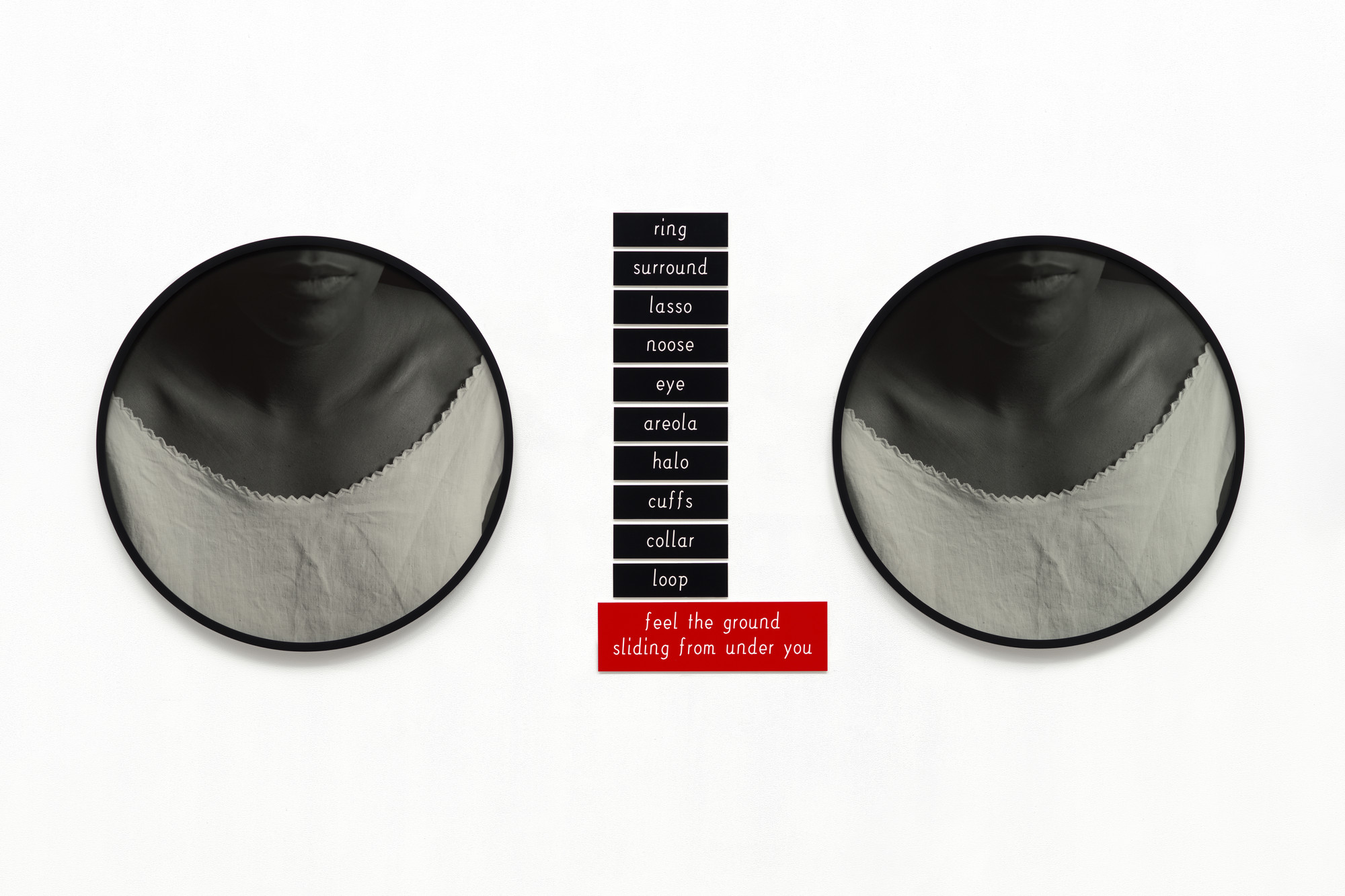 Lorna Simpson. Untitled (2 Necklines). 1989 | MoMA