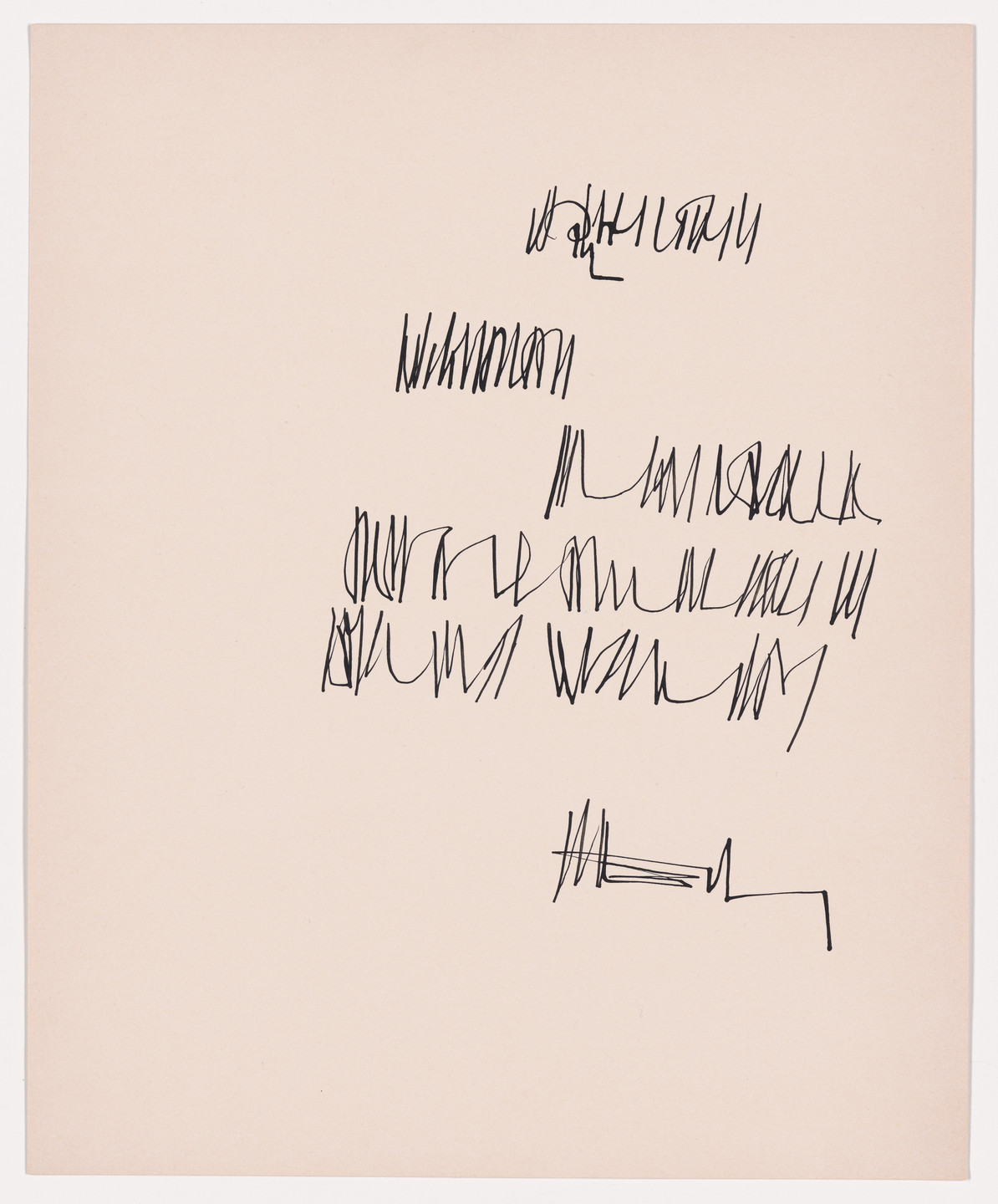 Mirtha Dermisache. Untitled (letter). c.1970s | MoMA